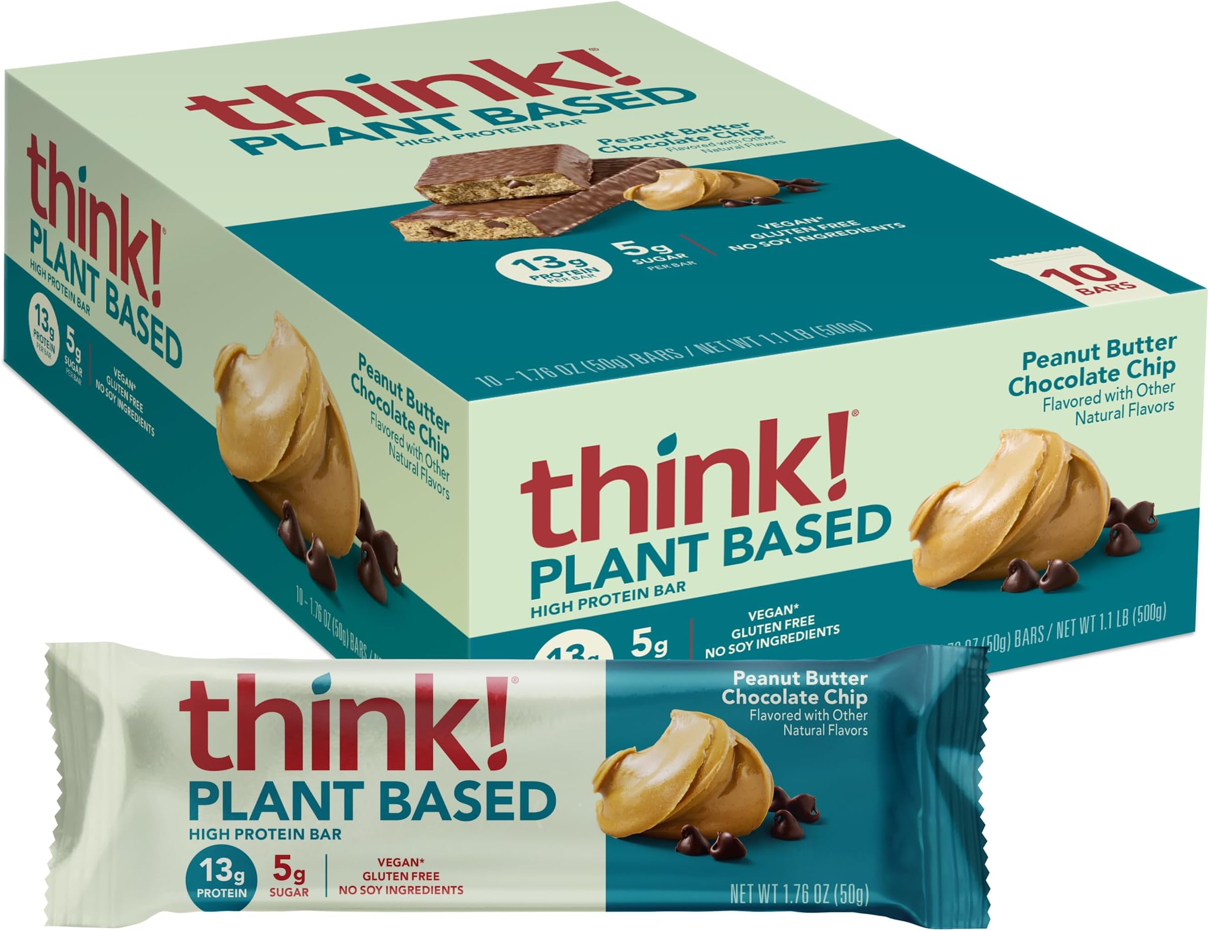 Amazon.com: Think Thin High Protein Bar Variety Pack 18 ct : Health ...