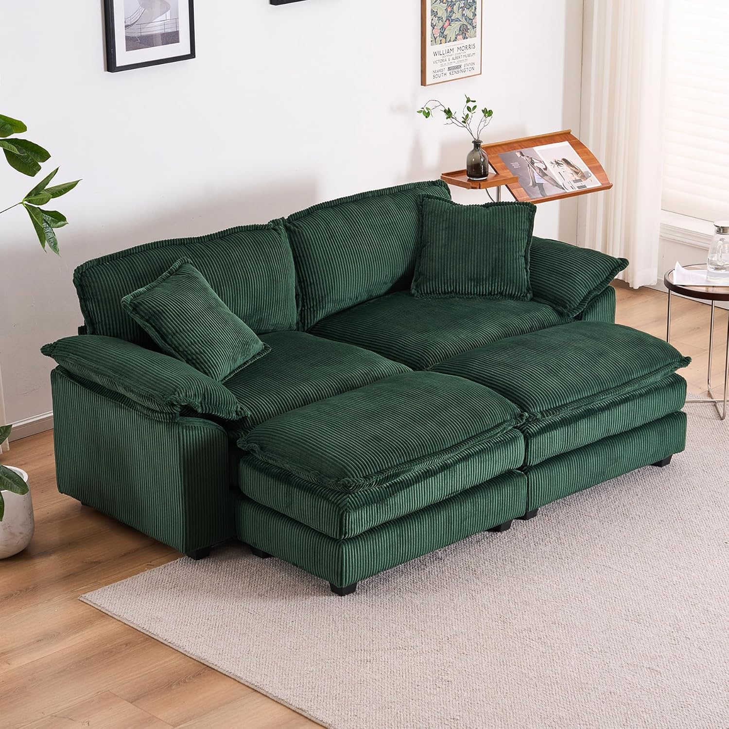 Amazon.com: AZSJML Oversized Chaise Lounges Indoor, 84.6'' 2 Seater ...