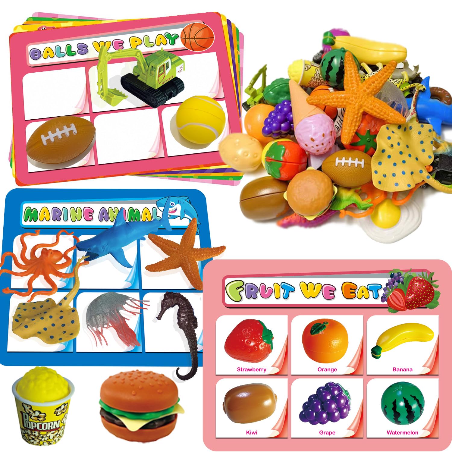 Amazon.com: Sorting Toys for Toddlers, Preschool Learning Activities ...