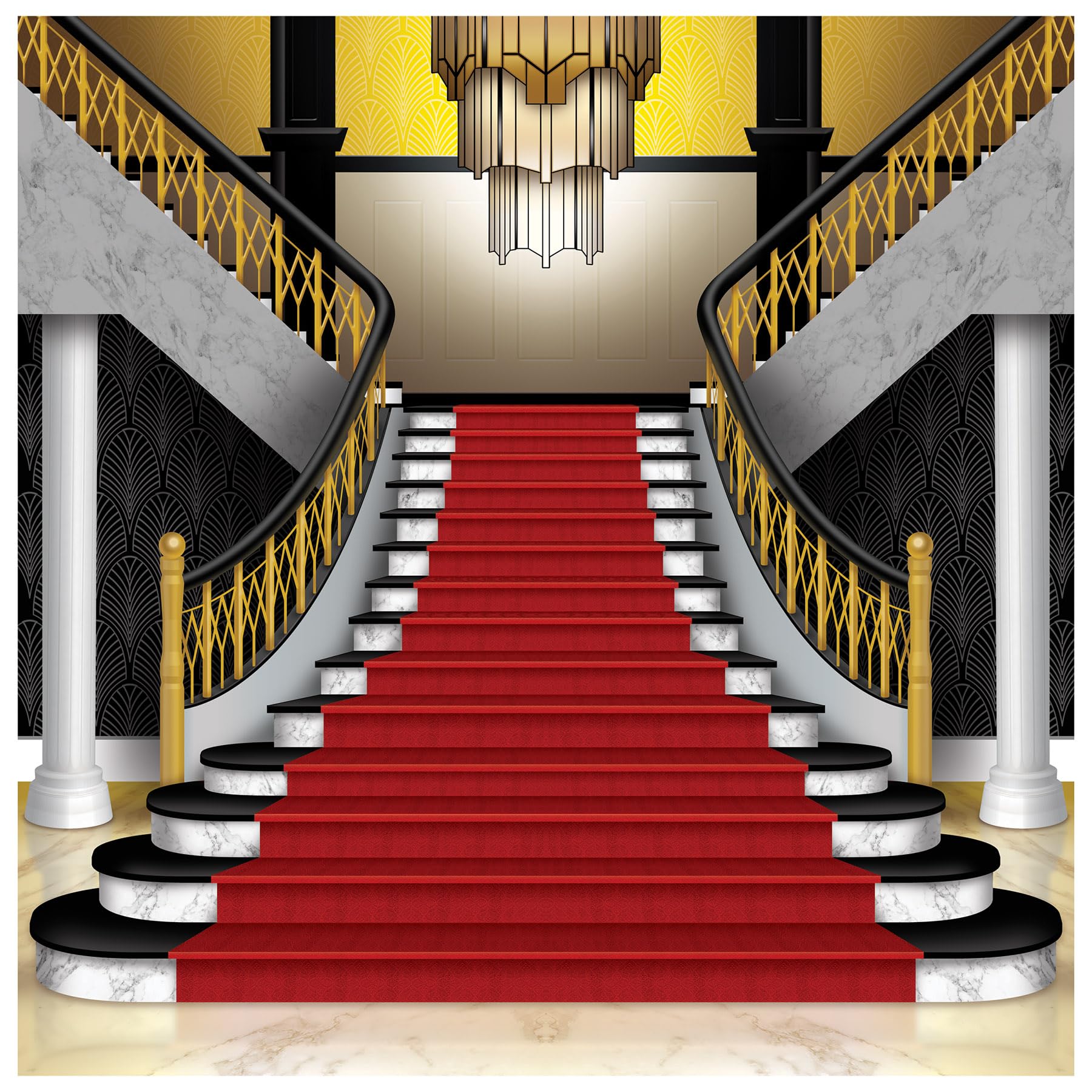 Buy Beistle Large 7' x 6' Corrugated Cardboard Red Carpet Grand ...