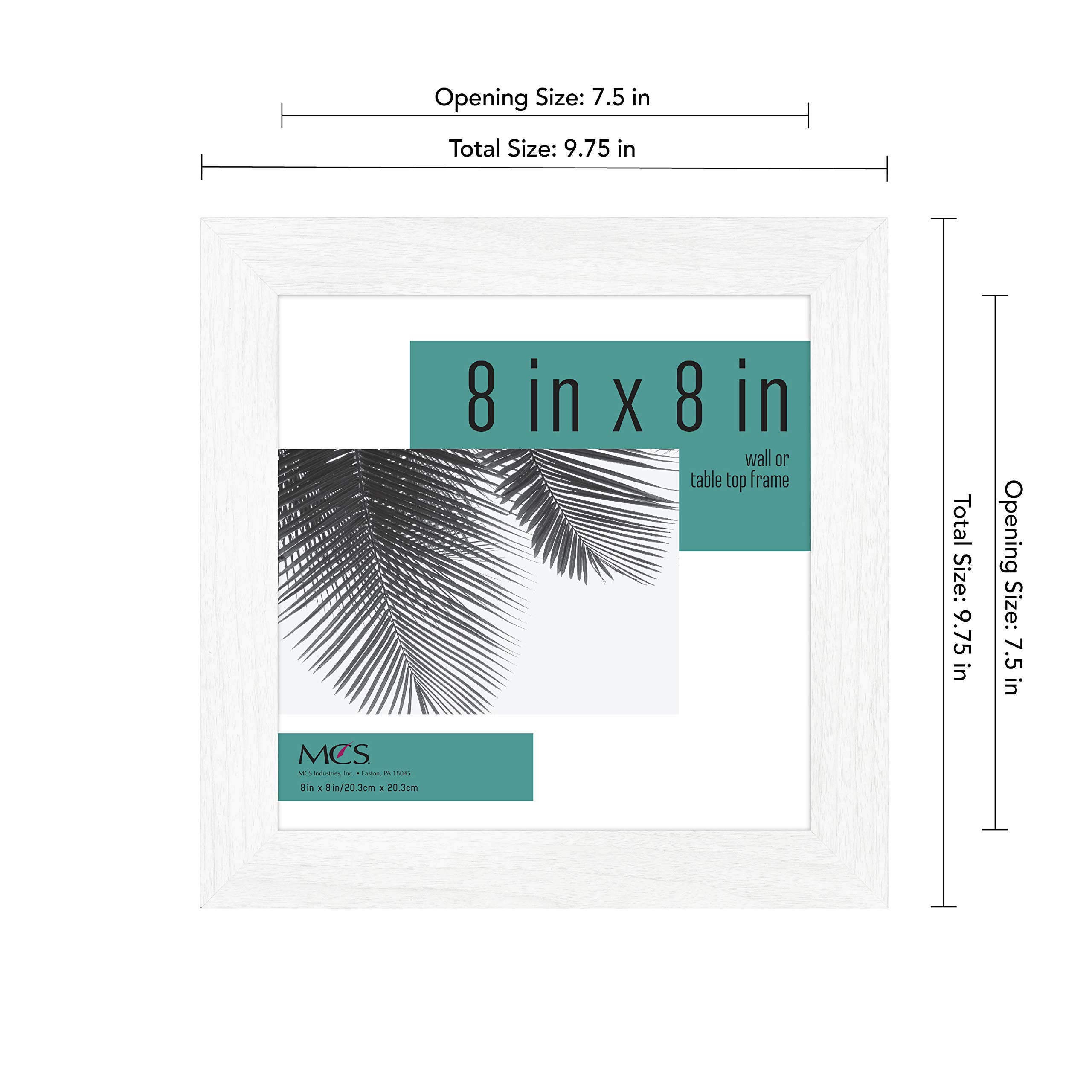 Snapklik.com : MCS Studio Gallery 8x8 Picture Frame White Woodgrain ...