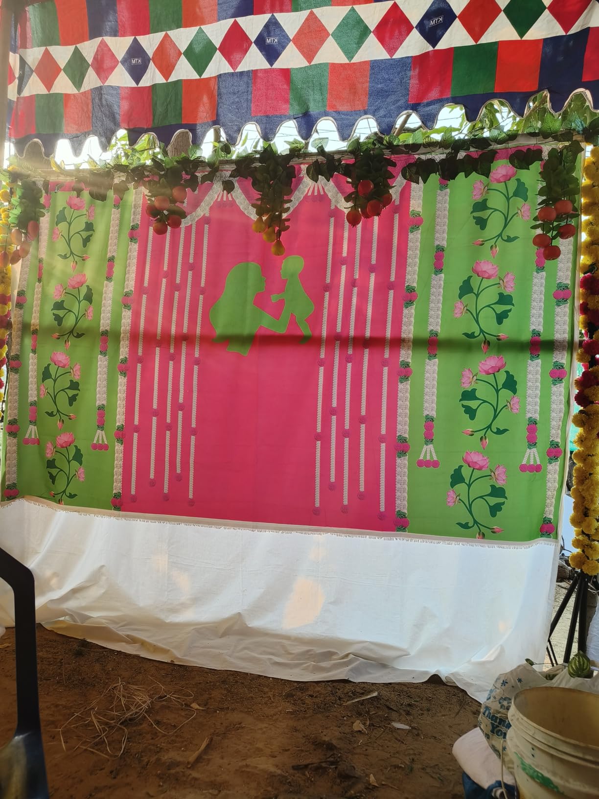 Buy VINAYAKAMART Cradle Ceremony, Baby Naming Ceremony decoration cloth ...