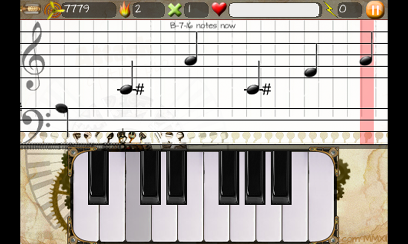 Attack of the piano - Note sight reading game. - App on Amazon Appstore