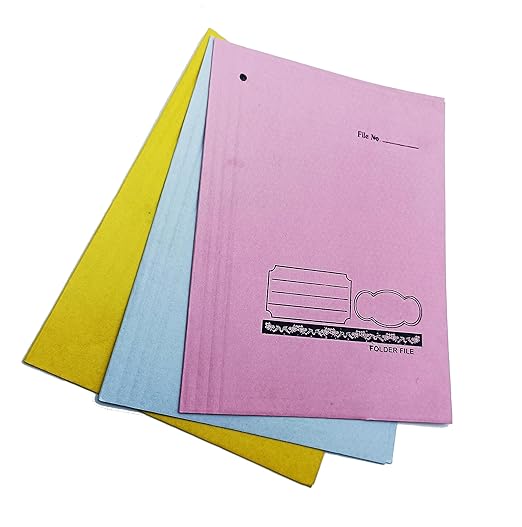 CRAFTWAFT Premium Paper Board Folder File, Tag File for Documents ...