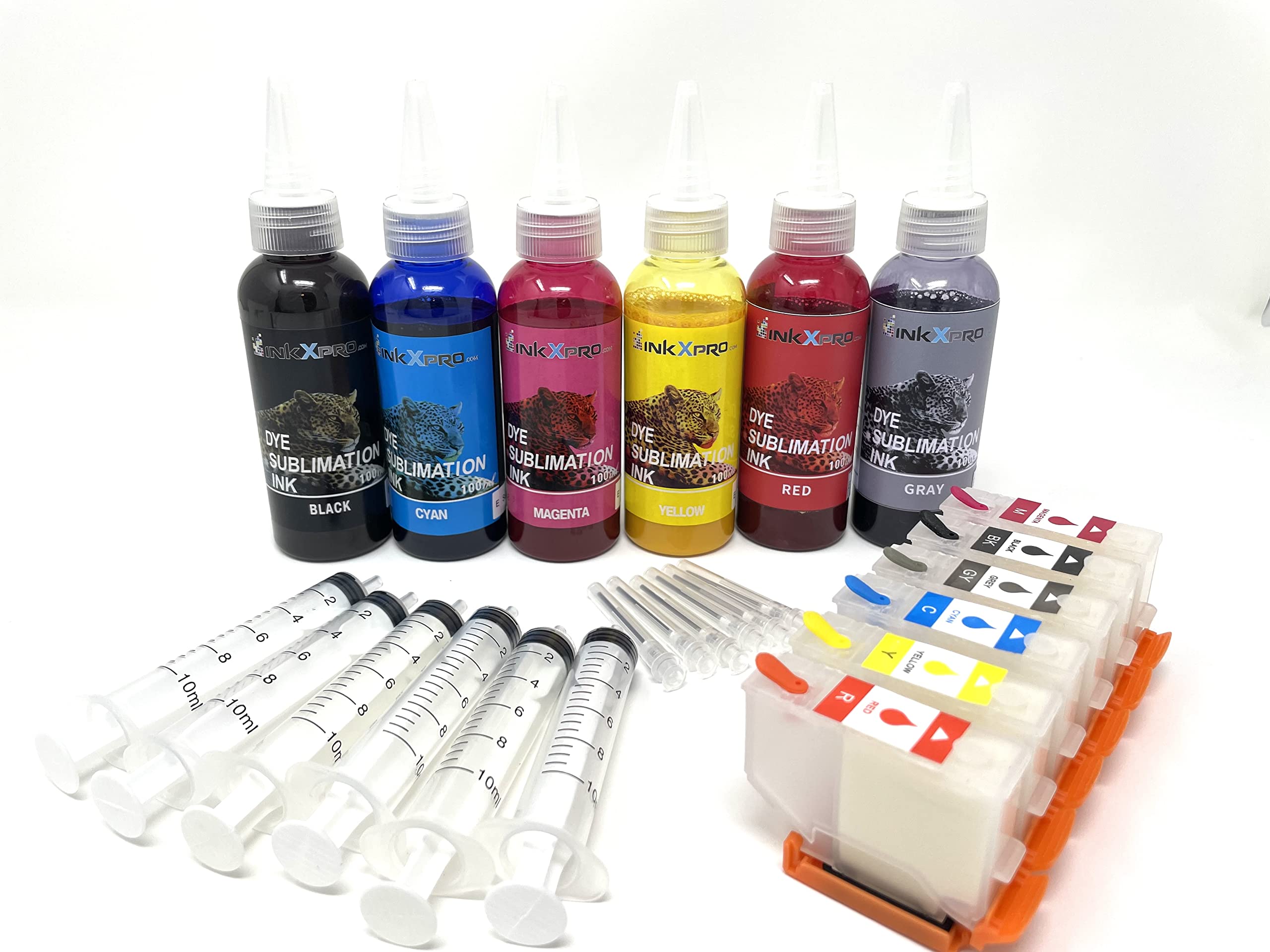 Amazon.com: INKXPRO 312XL 6 X100ml Sublimation Ink Refill Cartridge Set ...