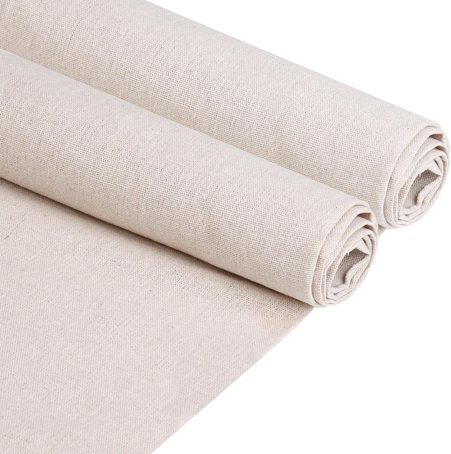 Amazon.com: Muslin Fabric 3 Yards Linen Fabric 63 Inches Wide Textile ...