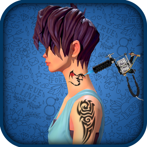 Tattoo Simulator Game – Design & Draw Funky Ink Color Tattoos in Free ...