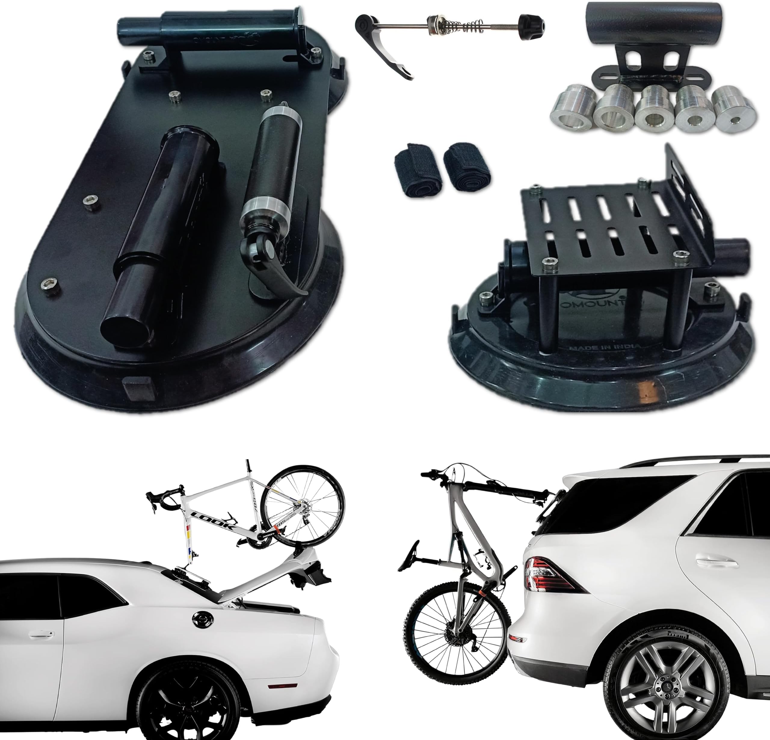 Xplore Universal Bicycle Carrier for Cars - Carry up to 3 Bikes - Easy ...