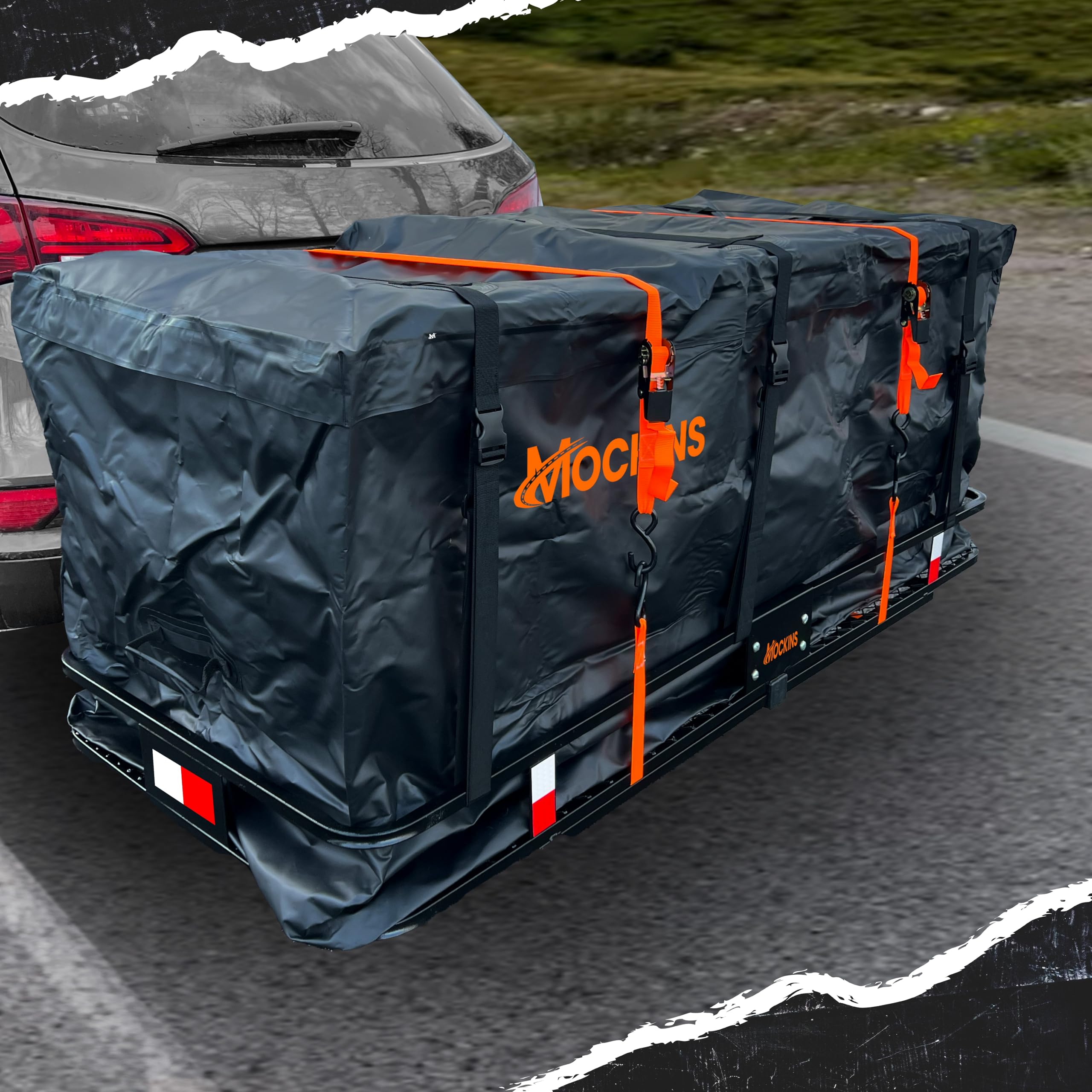 Snapklik.com : Mockins XXL Trailer Hitch Cargo Carrier Rack 70x30x6 ...