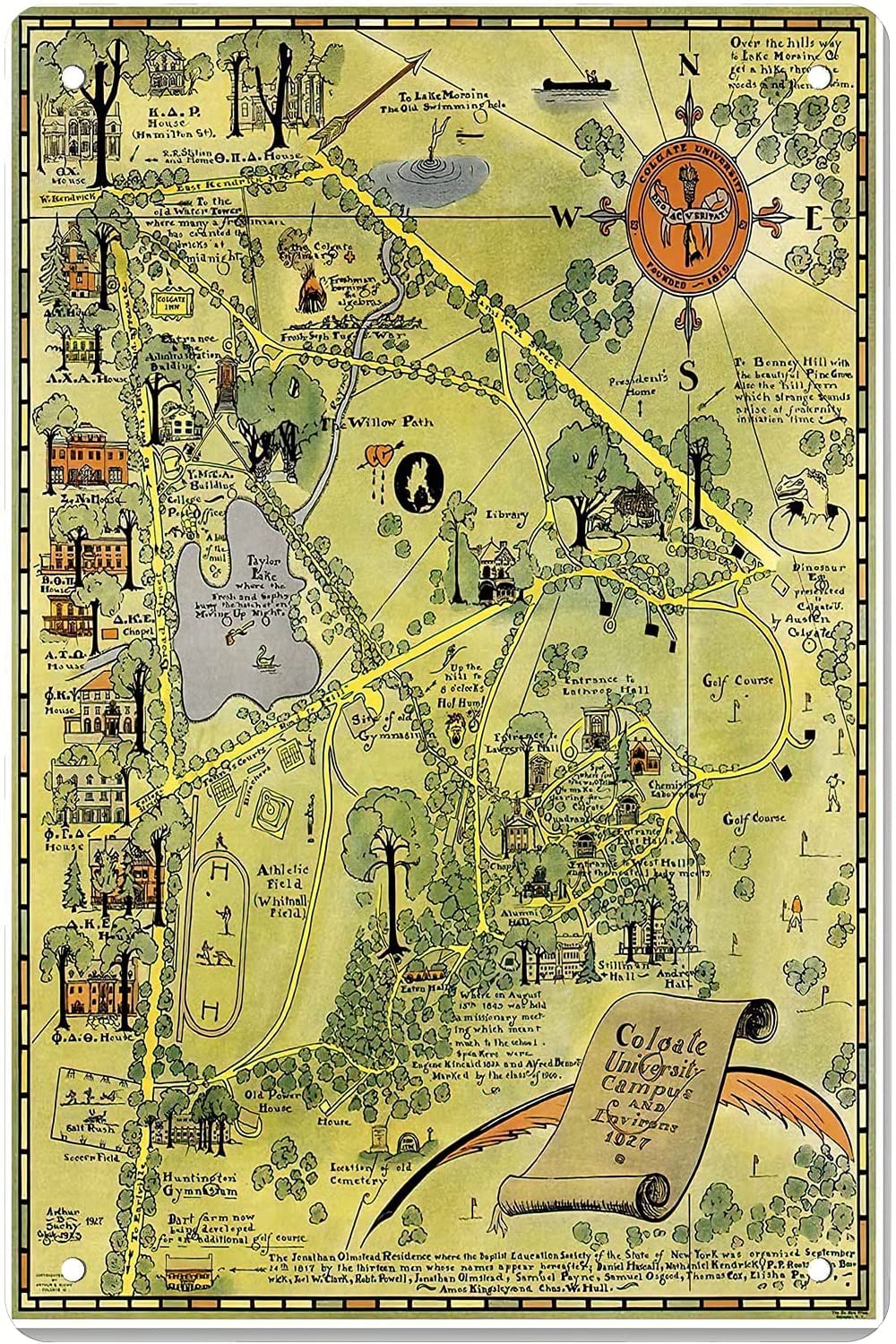 Colgate University Campus Map