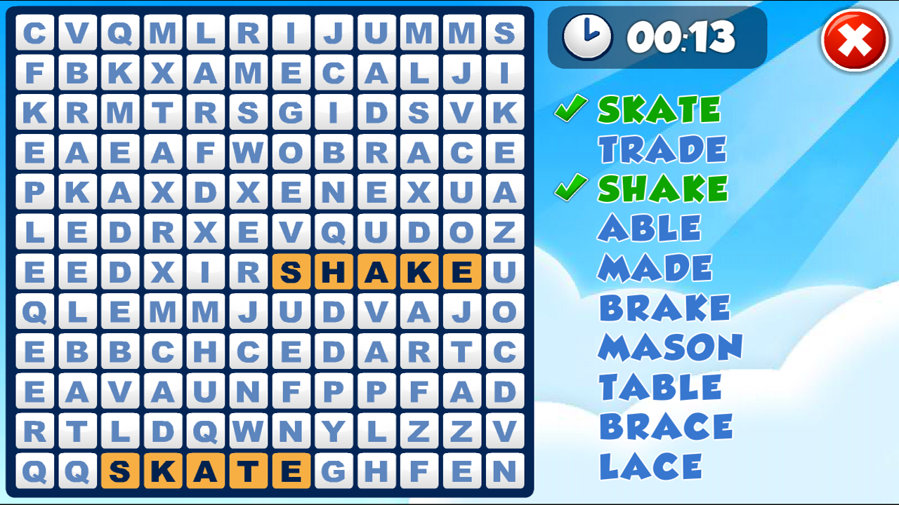 Word Search Deluxe HD FREE - App on Amazon Appstore