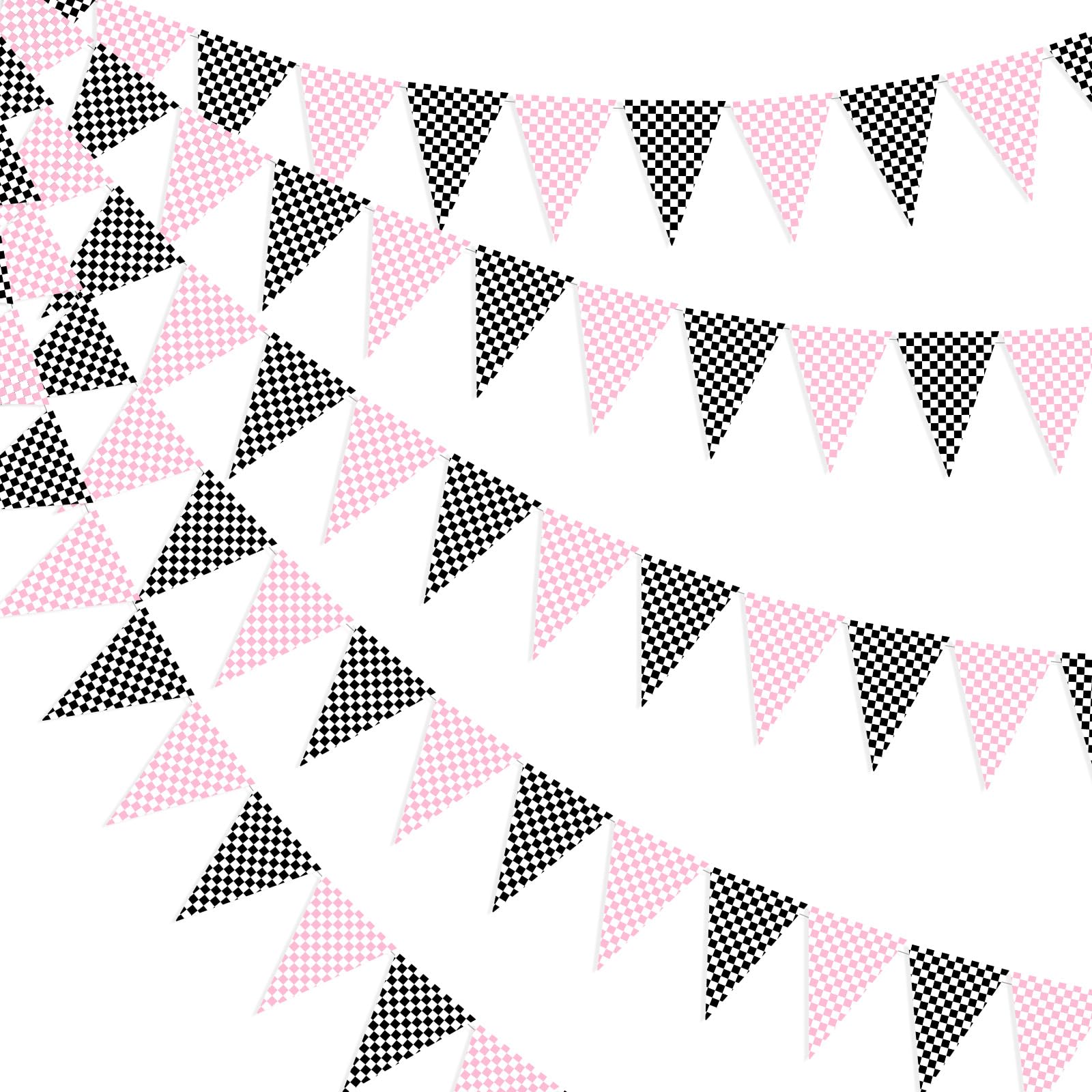Pink And Black Checkered Flag Pink Checkered Flag Vector Images