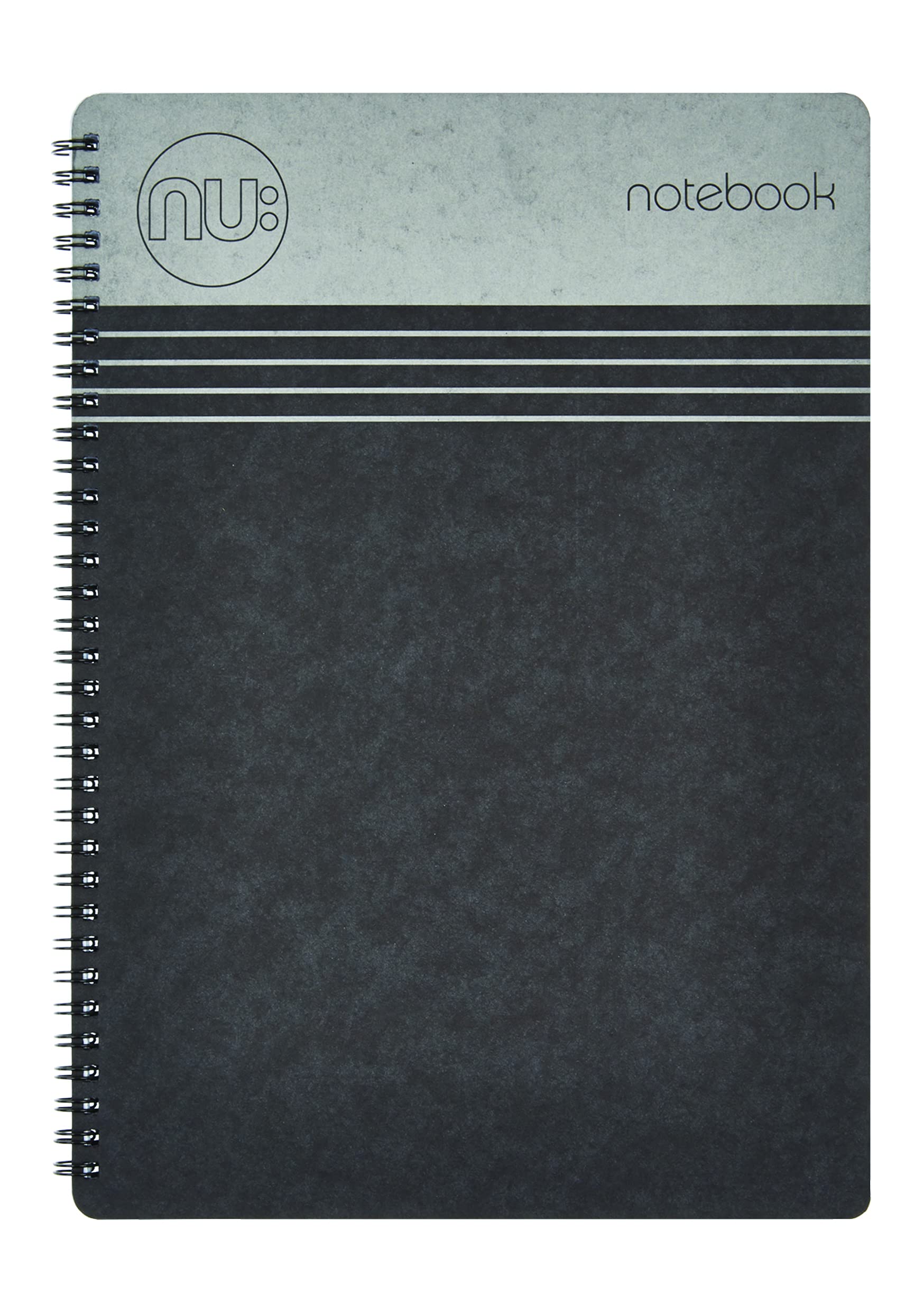 NU Notebooks - Craze Cloud Range - A5 Black Notebook - Wirebound ...