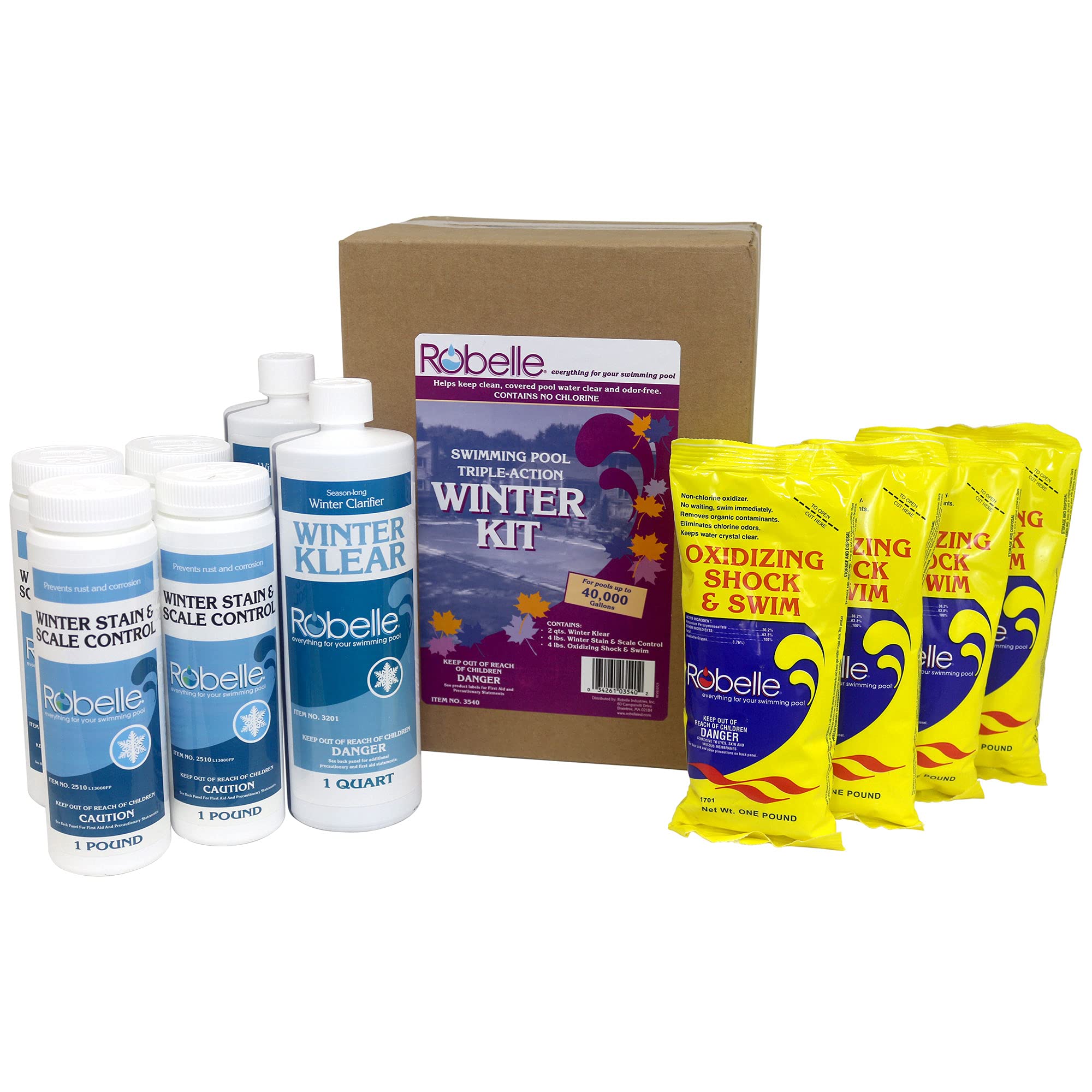 Amazon.com: Robelle 40,000 Gallon Winter Kit (3540)