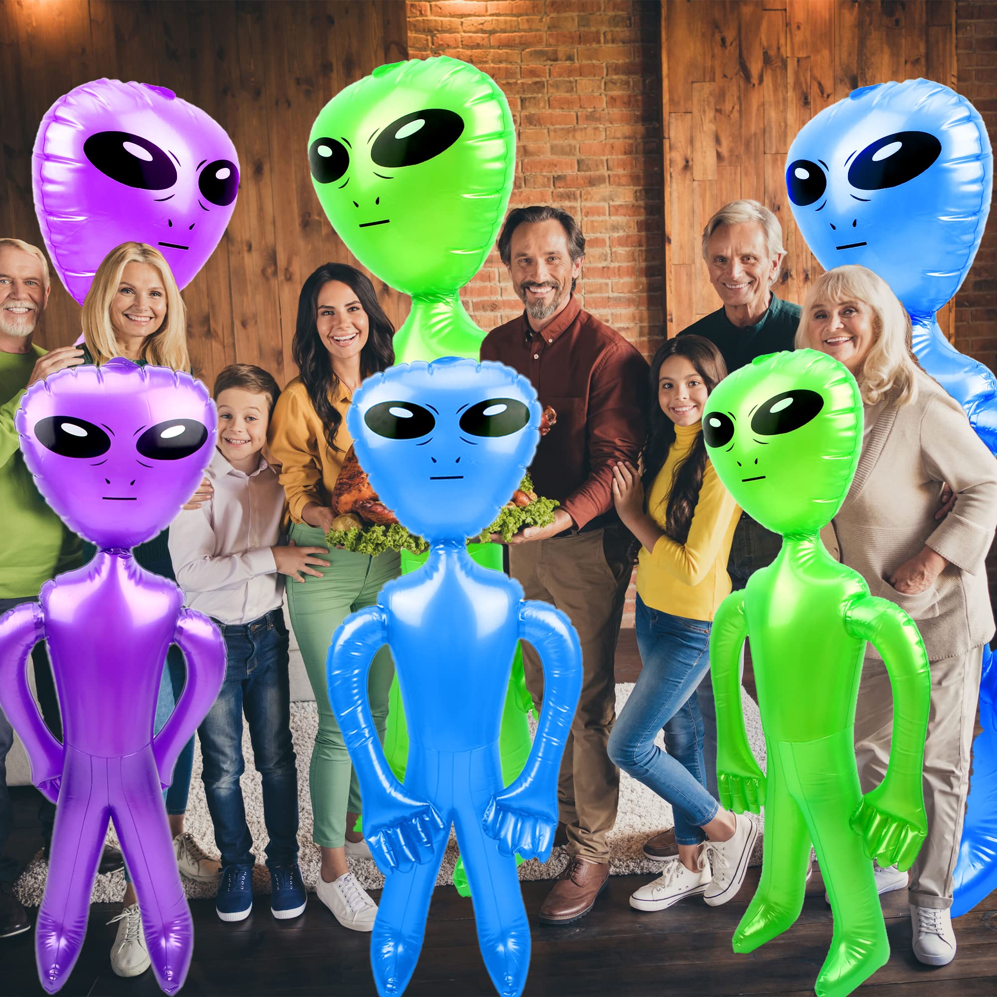 Snapklik.com : Trounistro 6 Pack 67 Inch 35 Inch Large Inflate Alien ...