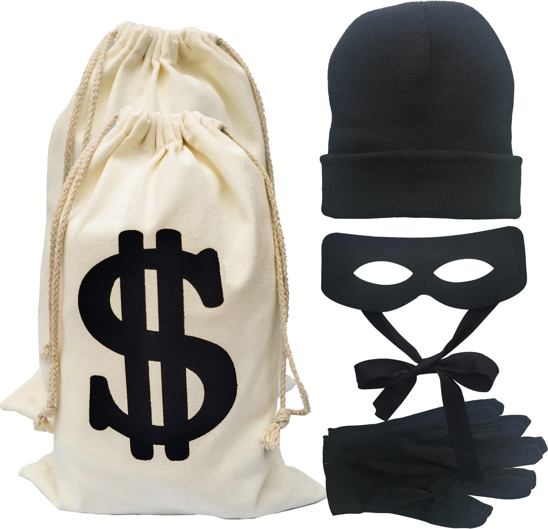 Amazon.com: Onwon Eye Mask Highwayman Robber Fancy Dress Black Bandit ...