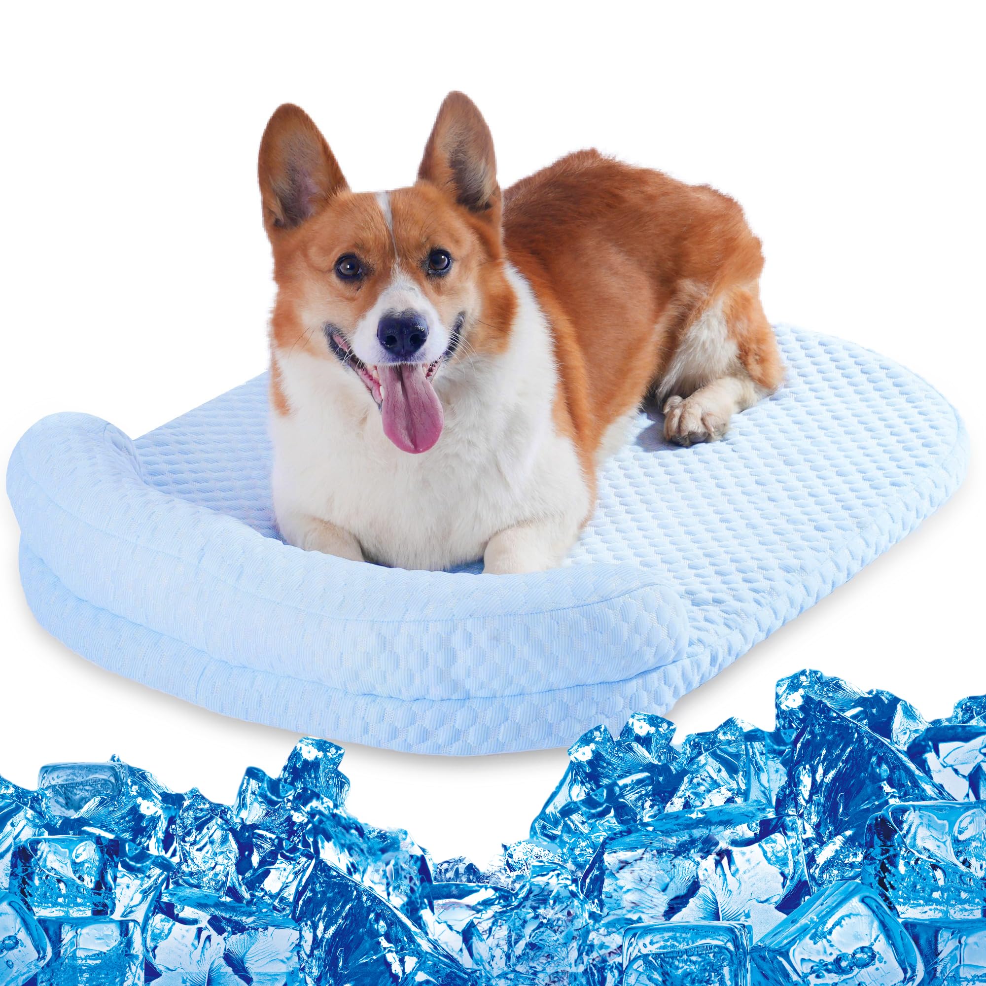 Amazon.com : Dog Cooling Mat, Foldable Pets Cooling Mat for Pets Family ...
