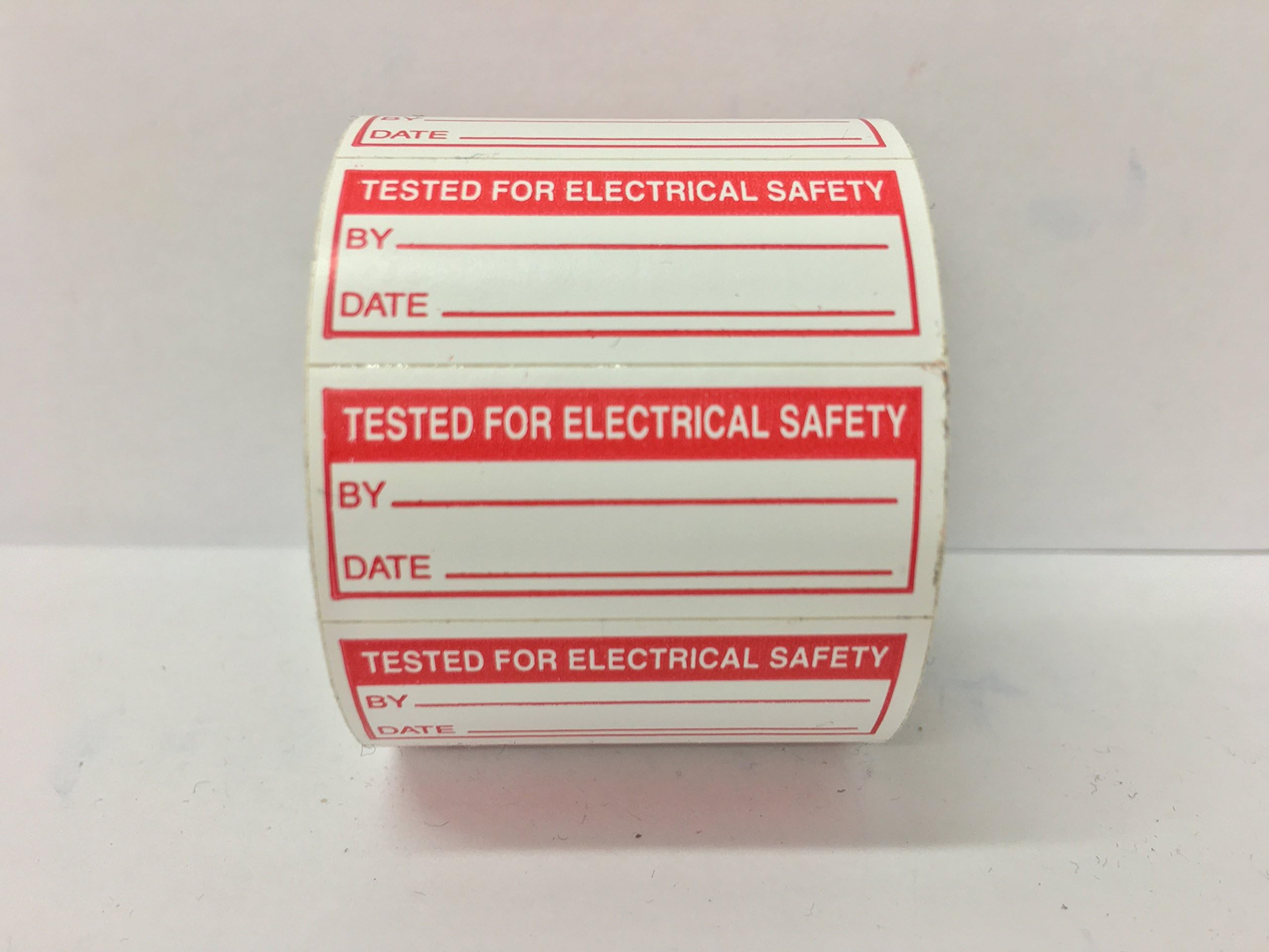 Amazon.com: 350 Calibration Labels RED Tested for Electrical Safety ...