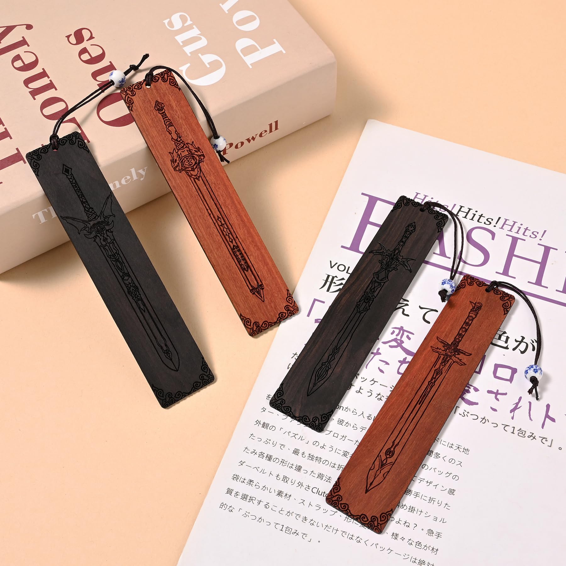 Transparent Sword Bookmarks Lily Flower Stained Glass Bookmark ...