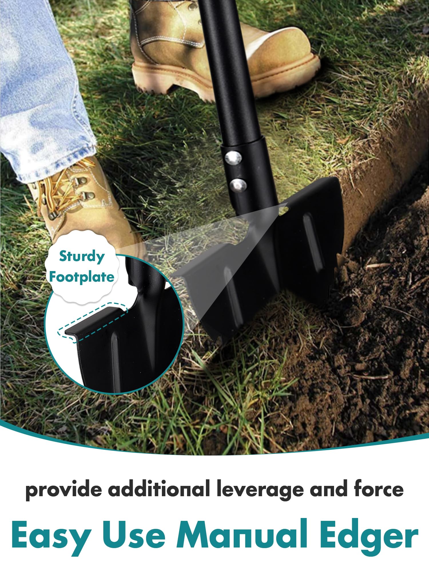 Snapklik.com : Feblomst Edger Lawn Tool, Half Moon Edger
