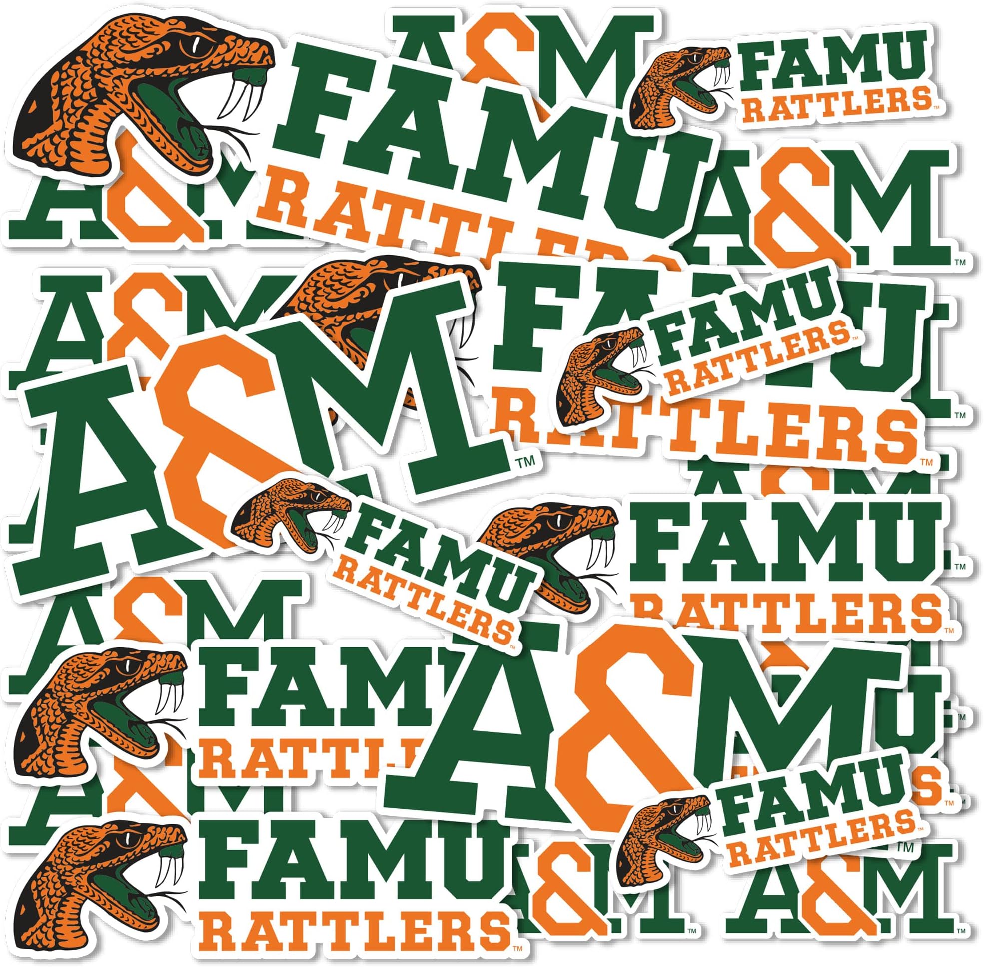 Amazon.com: Desert Cactus Florida A&M University Sticker FAMU Rattlers ...
