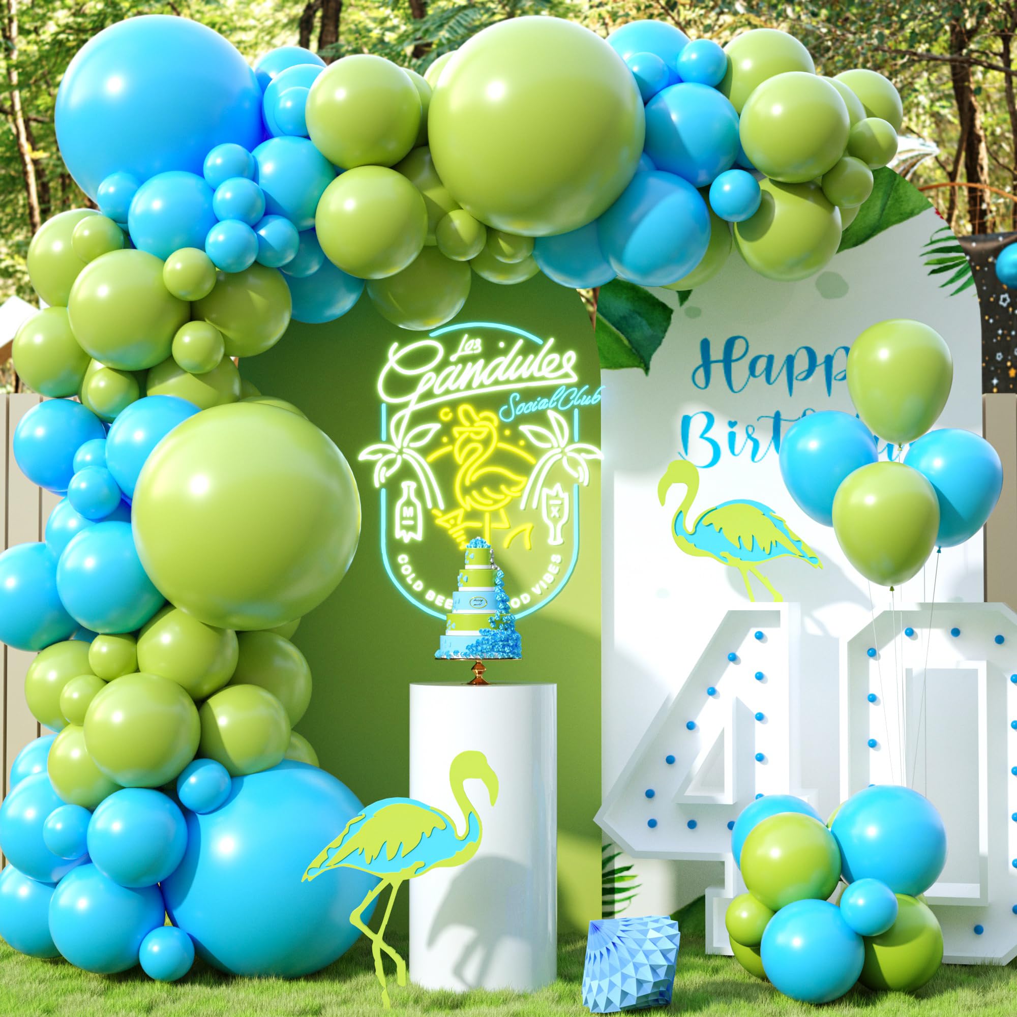 Globos Azules Y Verdes 274.100+ Globos Azules Fotografías De Stock,