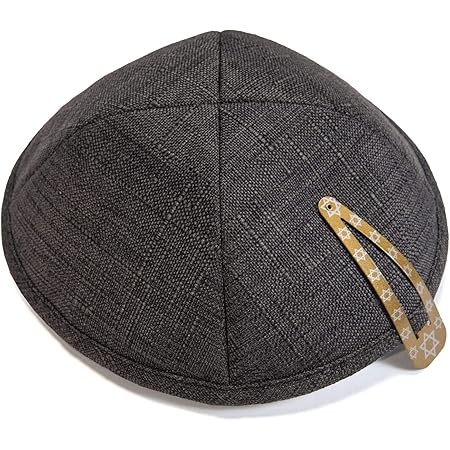 Amazon.com: Black All Size Hand Made Yarmulke Jewish Kippah Kipa ...