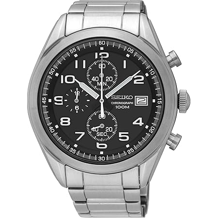 Seiko Men Analog Quartz Watch with Nylon Strap SSB421P1 : Amazon.co.uk ...