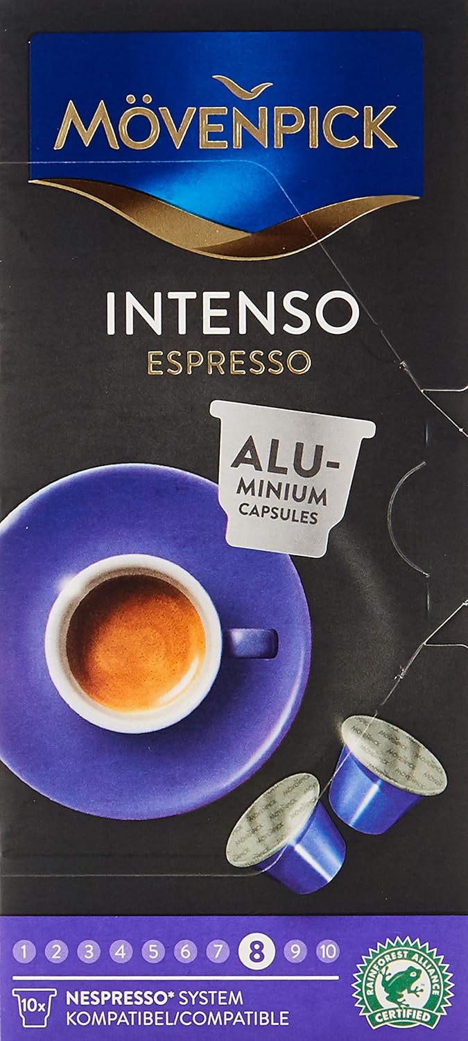 Movenpick Intenso Espresso – 10 coffee capsules: Buy Online at Best ...