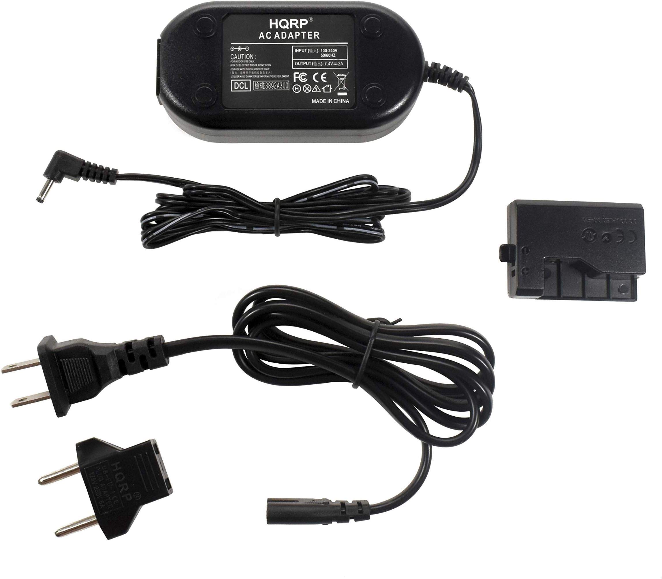 Amazon.com : HQRP Kit AC Power Adapter Compatible with Canon ACK-E10 ...