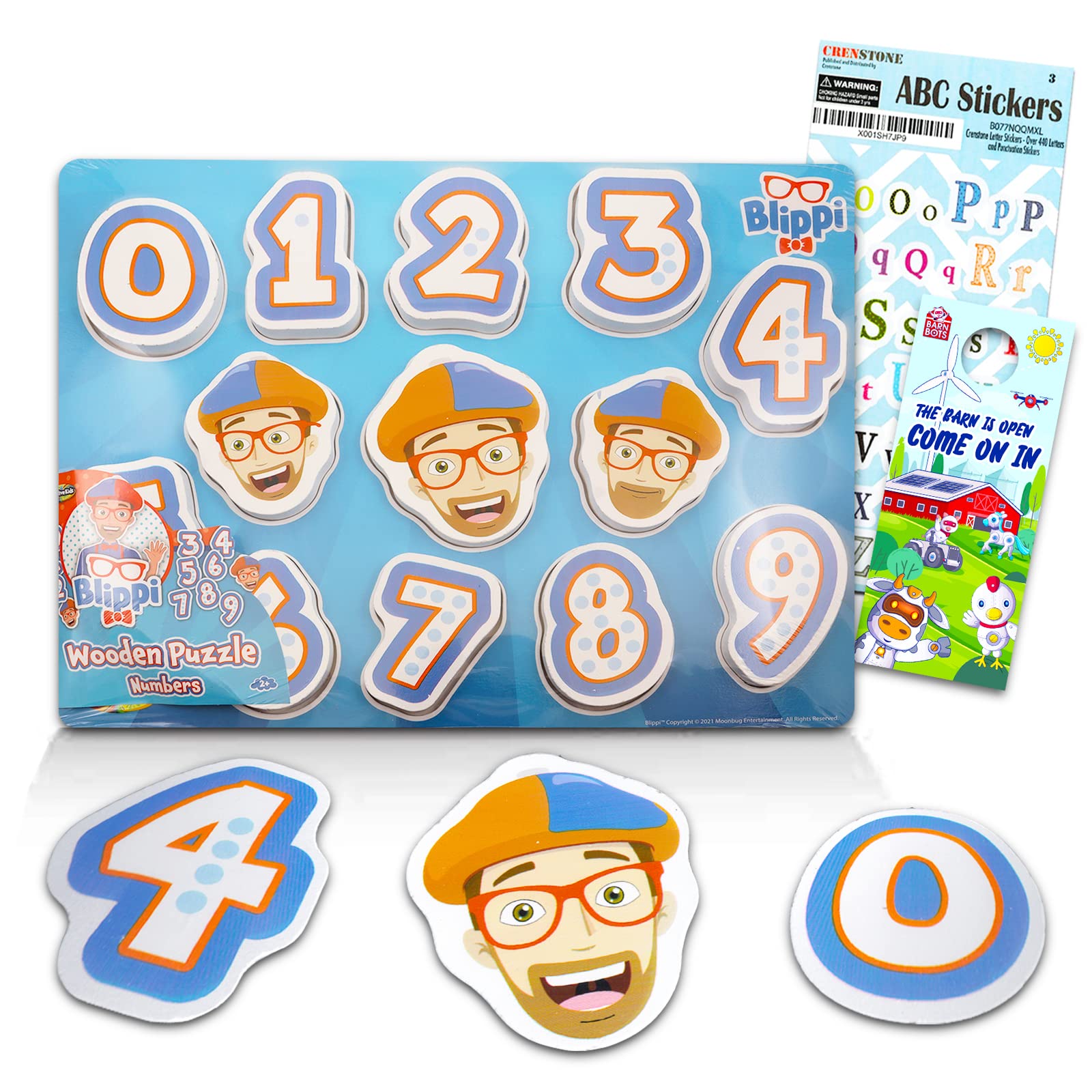 Blipp Blippi Toys Set Blippi Games Bundle Blippi Numbers Jigsaw ...