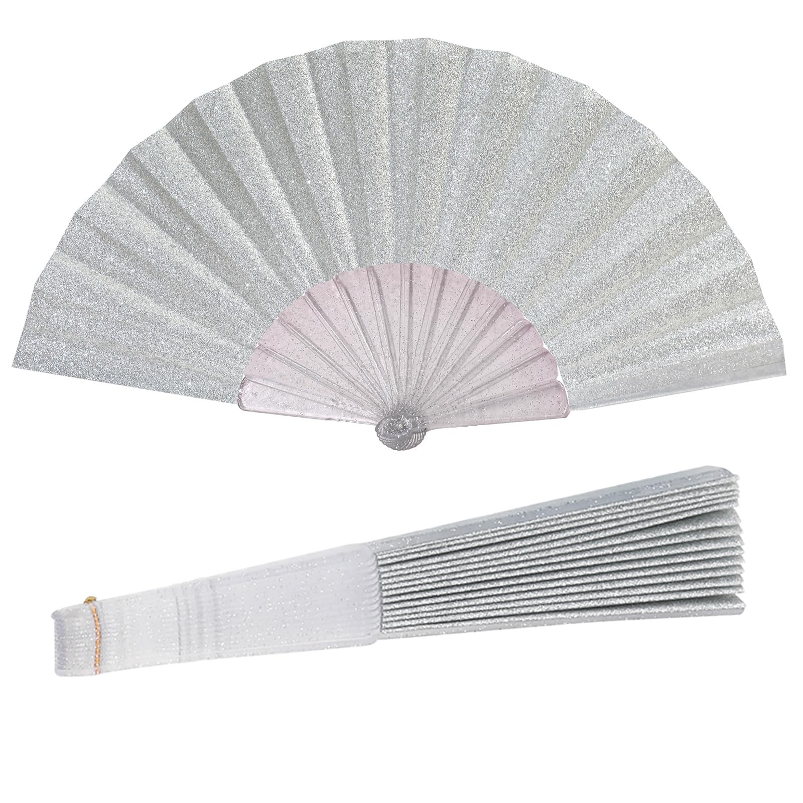 Amazon.com: Womens Hand Held Folding Fans Foldable Fans For Summer ...