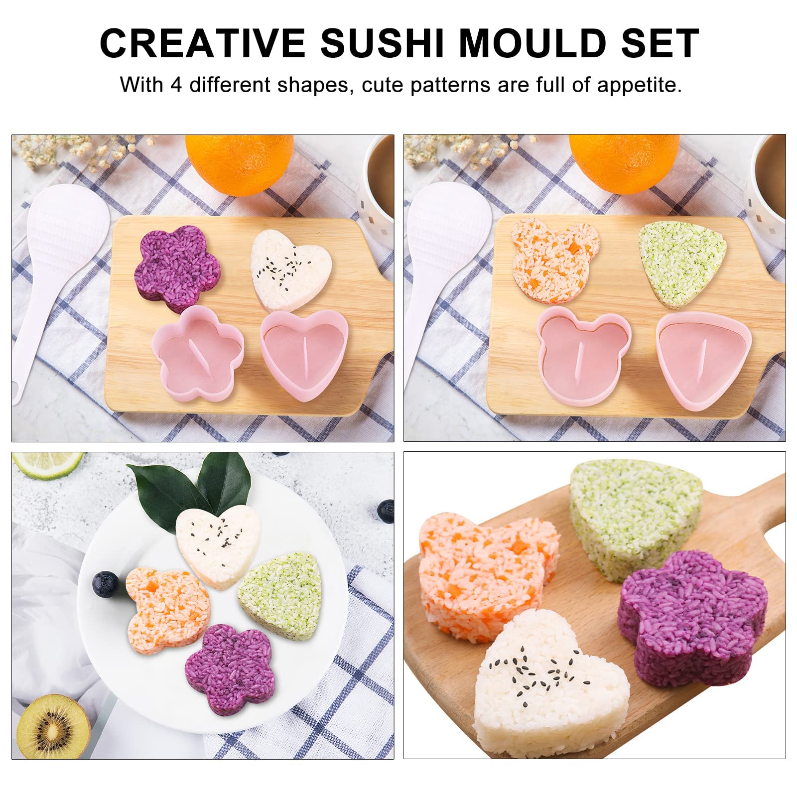 Spam Musubi Mold Musubi Mold Stainless Steel Rice Ball Mold Triangle ...