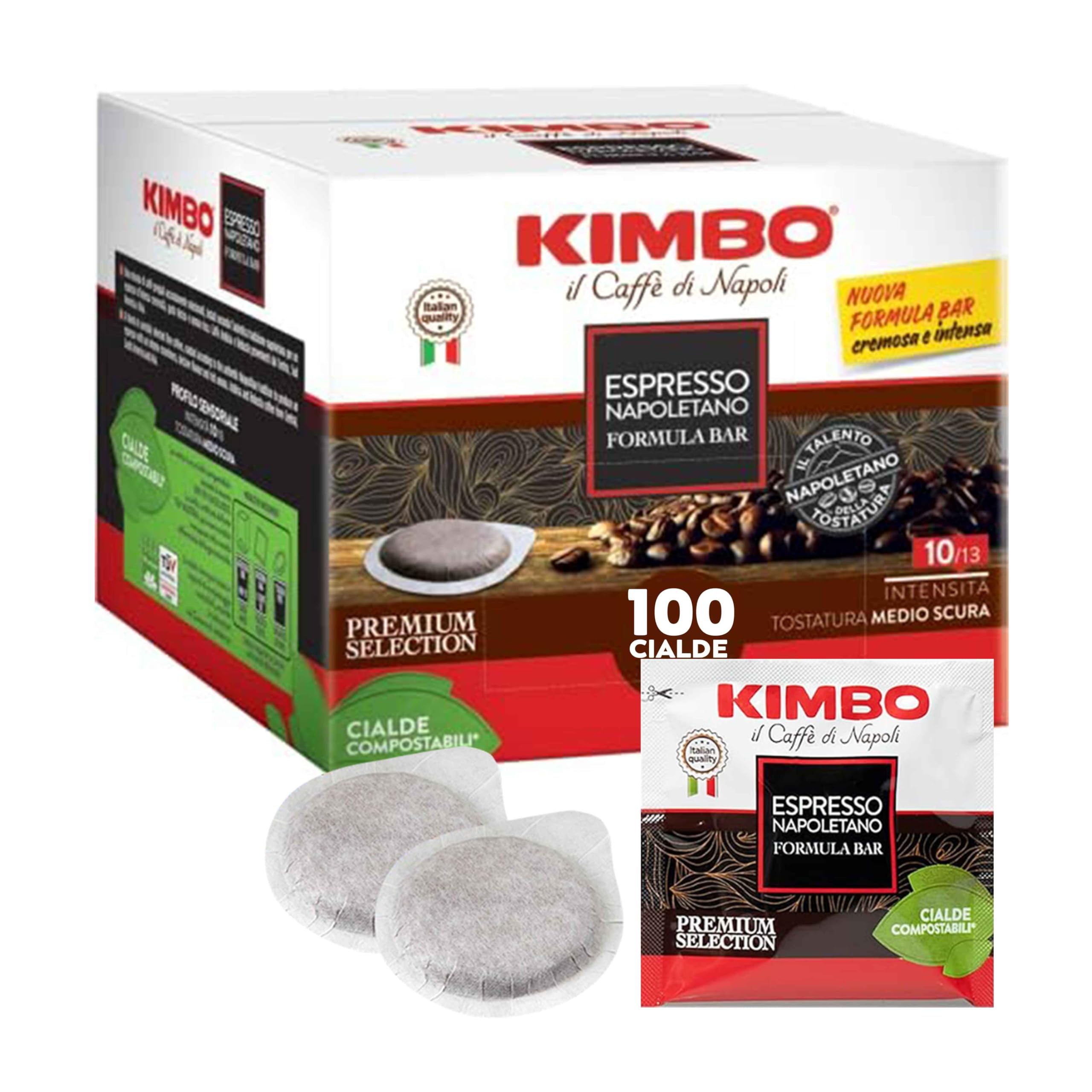 KIMBO - Café Espresso Napoletano - Café Dosette Papier Arabica Et ...