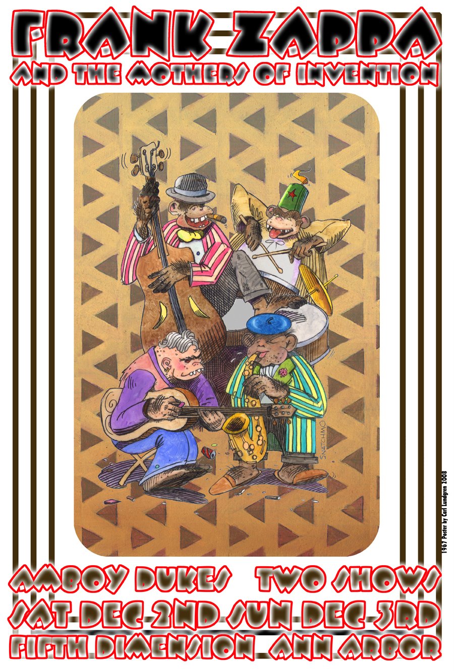 Frank Zappa Concert Posters