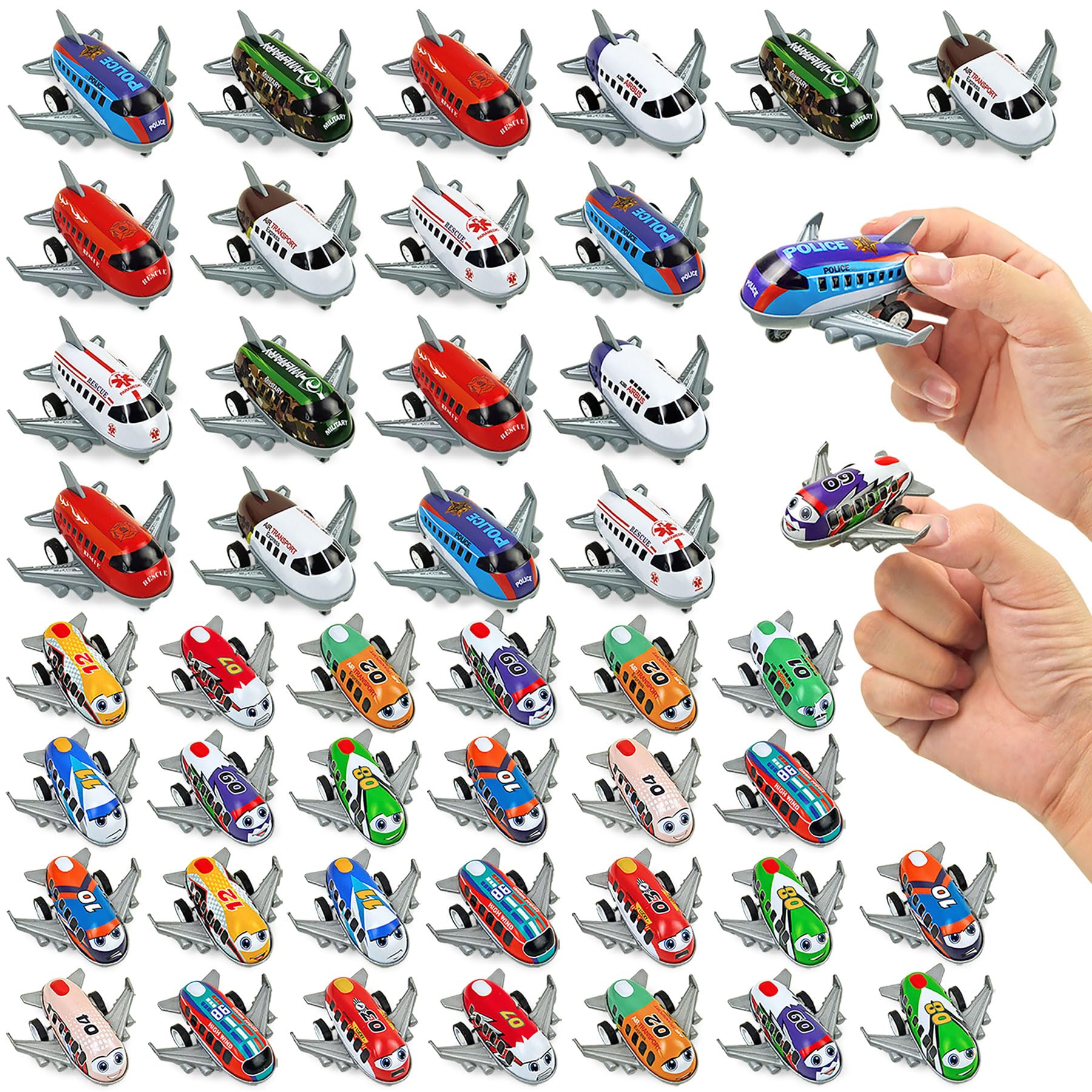 Amazon.com: Vileafy 45 Mini Pull Back Airplanes Party Favors for Kids ...