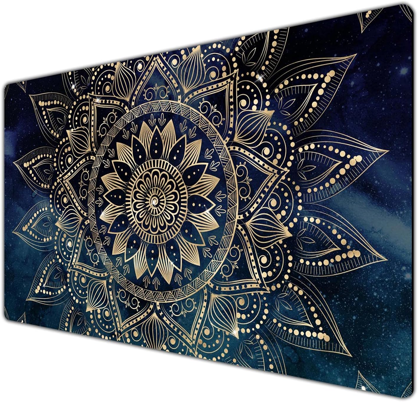 Amazon.com: Large Mouse Pad,Elegant Gold Mandala Extended Computer ...