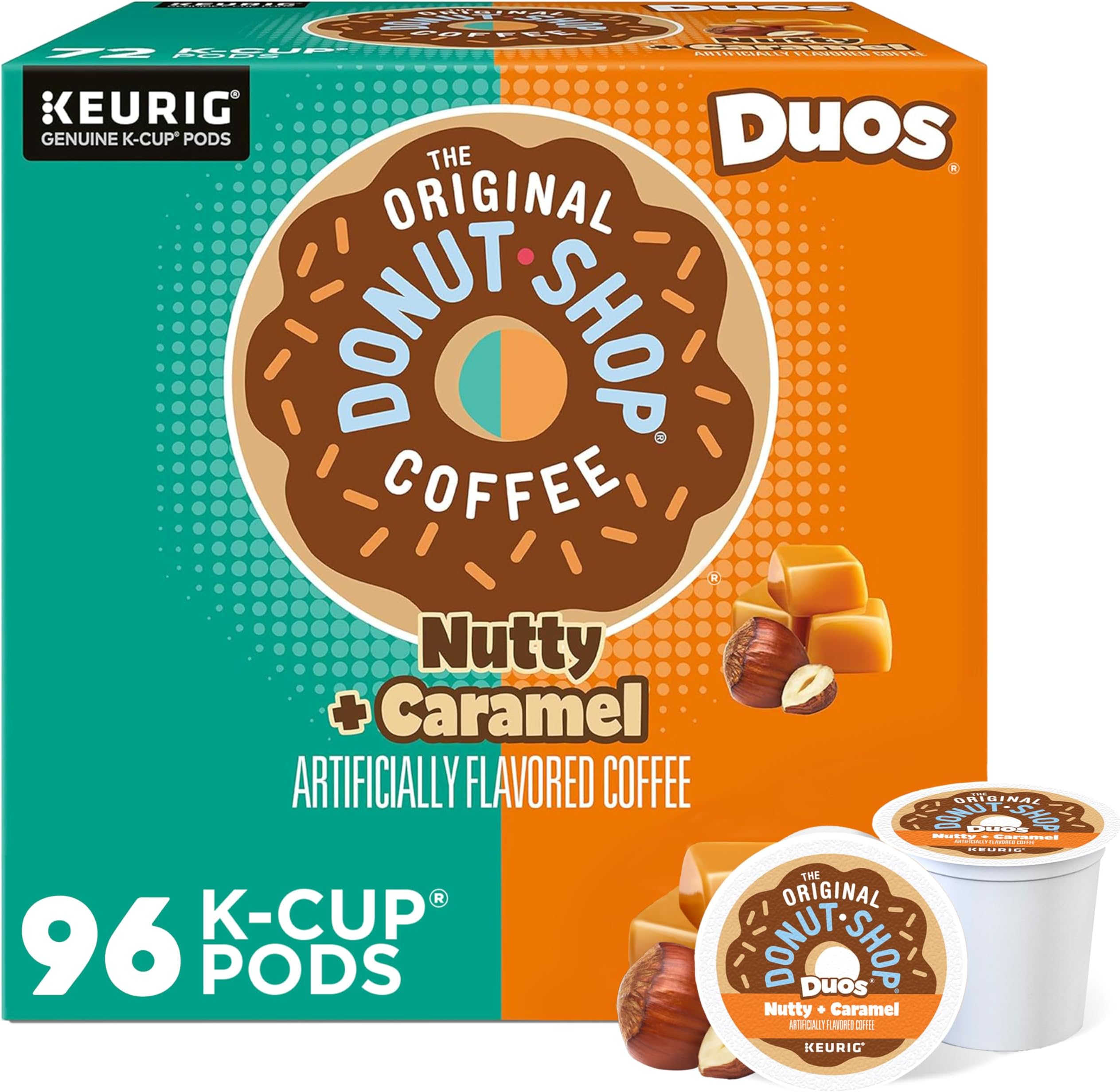 Amazon.com: The Original Donut Shop Snickers Coffee, Keurig Single ...