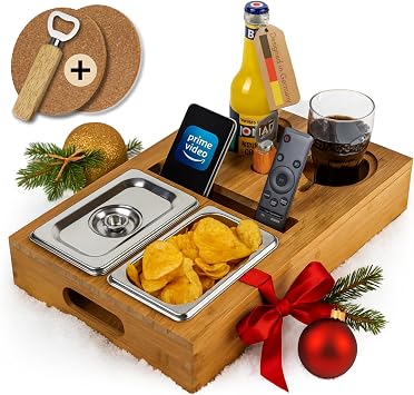 VON STEINEICH Couch Bar - The Sofa Tray with Snack Box | Couch Bar ...