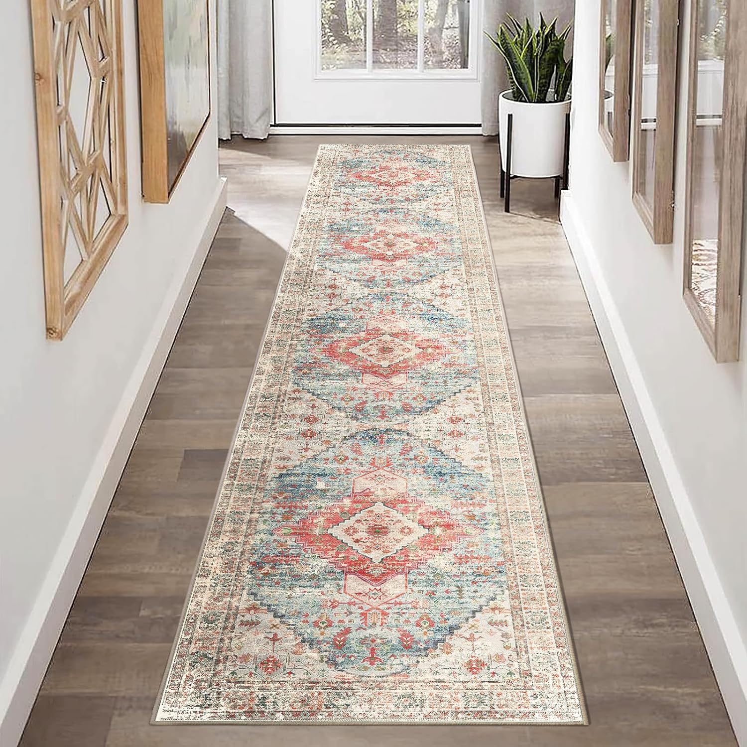 Amazon.com: BESTSWEETIE 2x10 Runner Rugs 2 x 10 Washable Rug Runner No ...