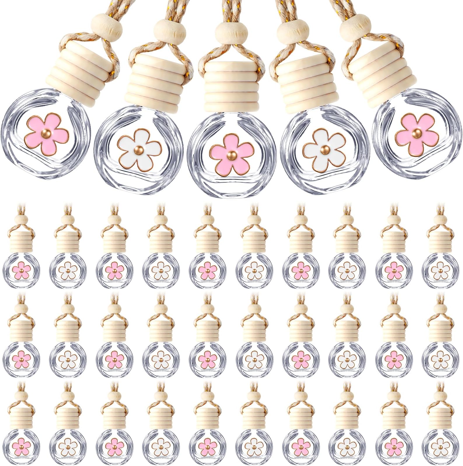 Amazon.com: BBTO 50 Pcs Hanging Car Air Freshener Car Diffuser Bottles ...