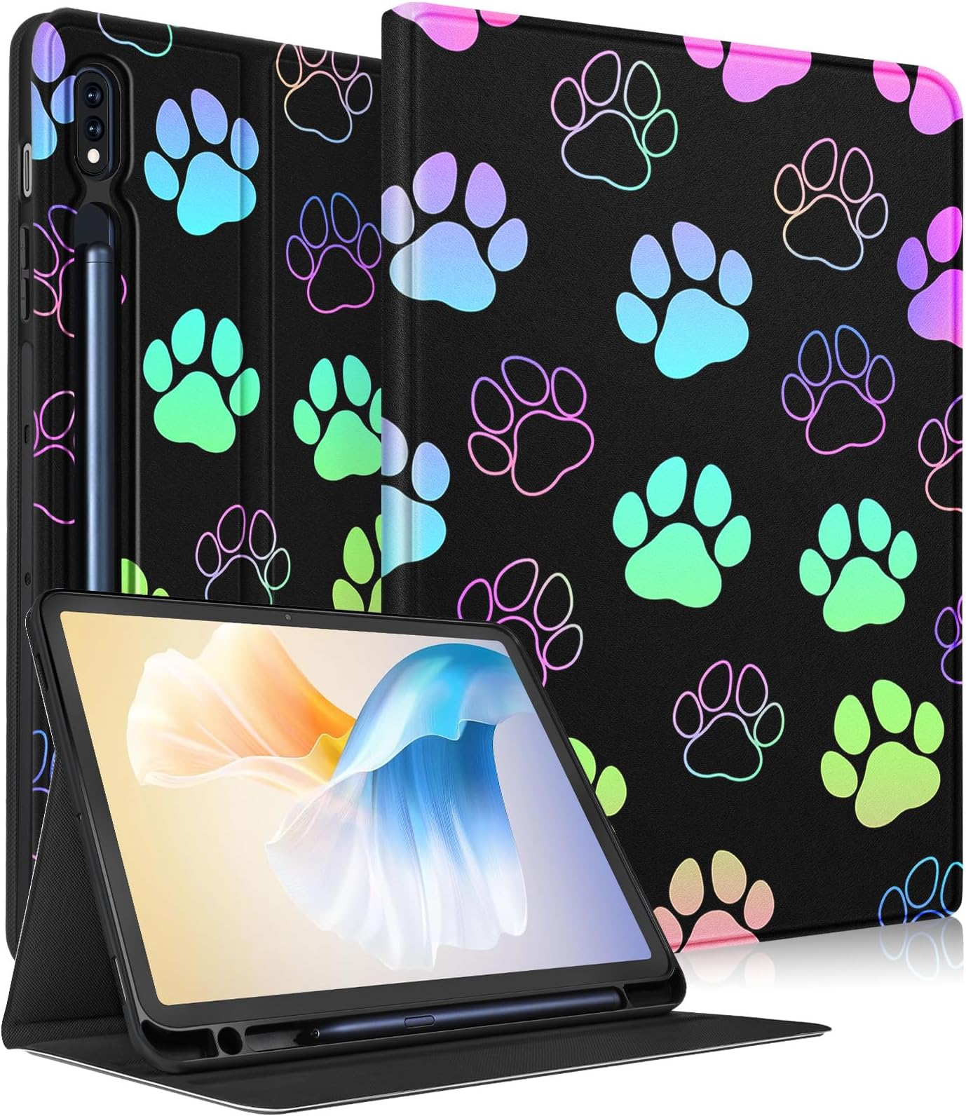 Amazon.com: Wazzasoft for Samsung Galaxy Tab S9 FE 5G/Tab S9 Case 2023 ...