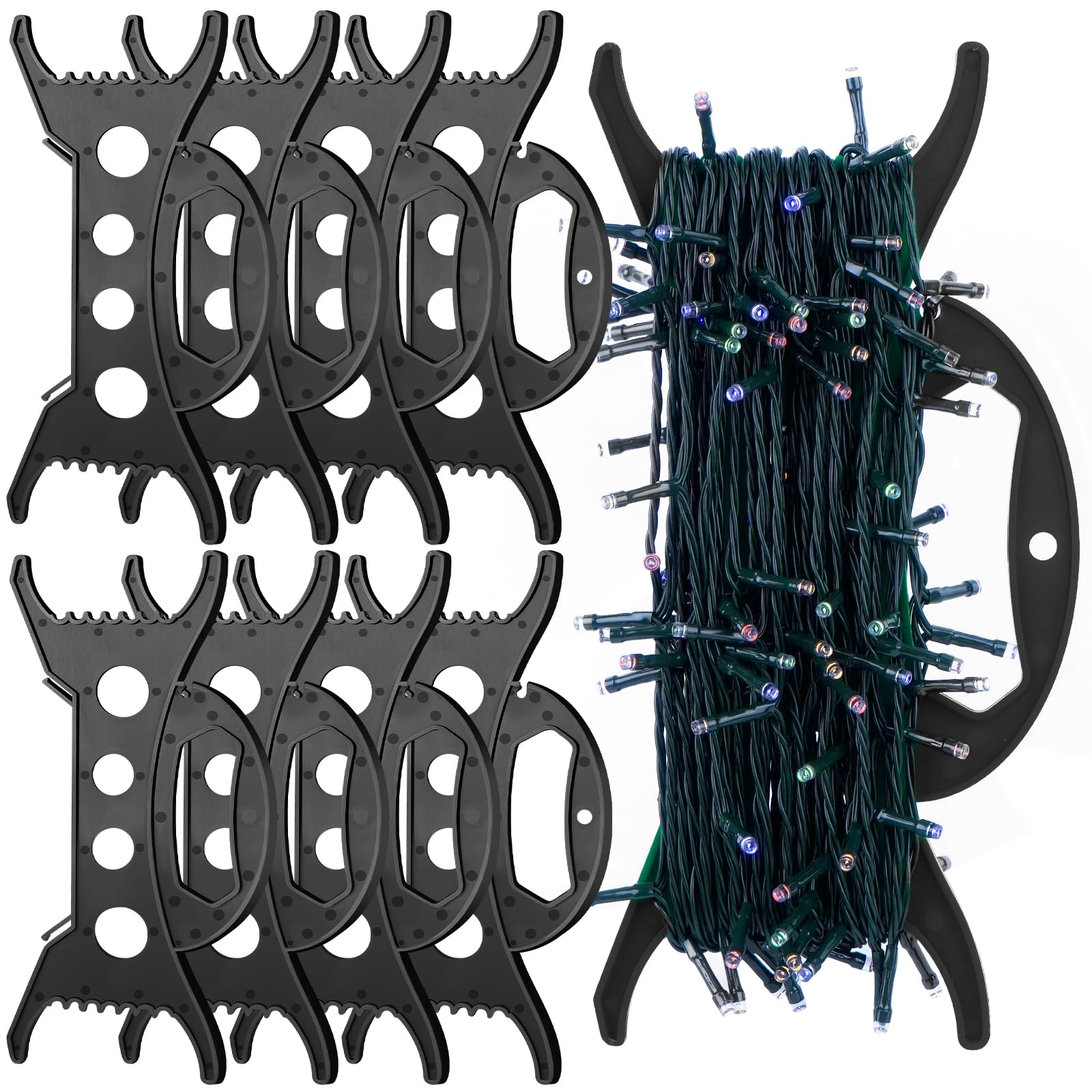 Amazon.com: SUNXIZ 8 Pack Christmas Light Storage Holder All Purpose ...