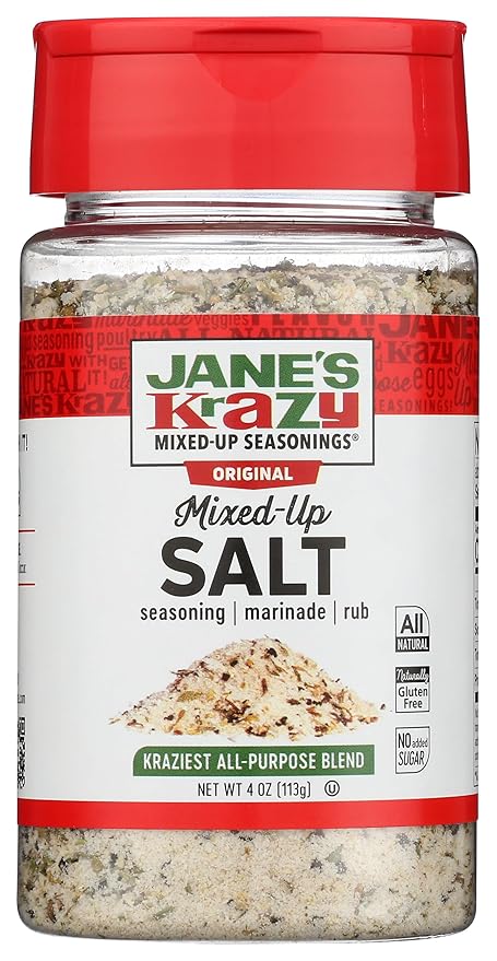 Amazon.com : Jane's Krazy Mixed Up Salt, 4 Ounce : Everything Else