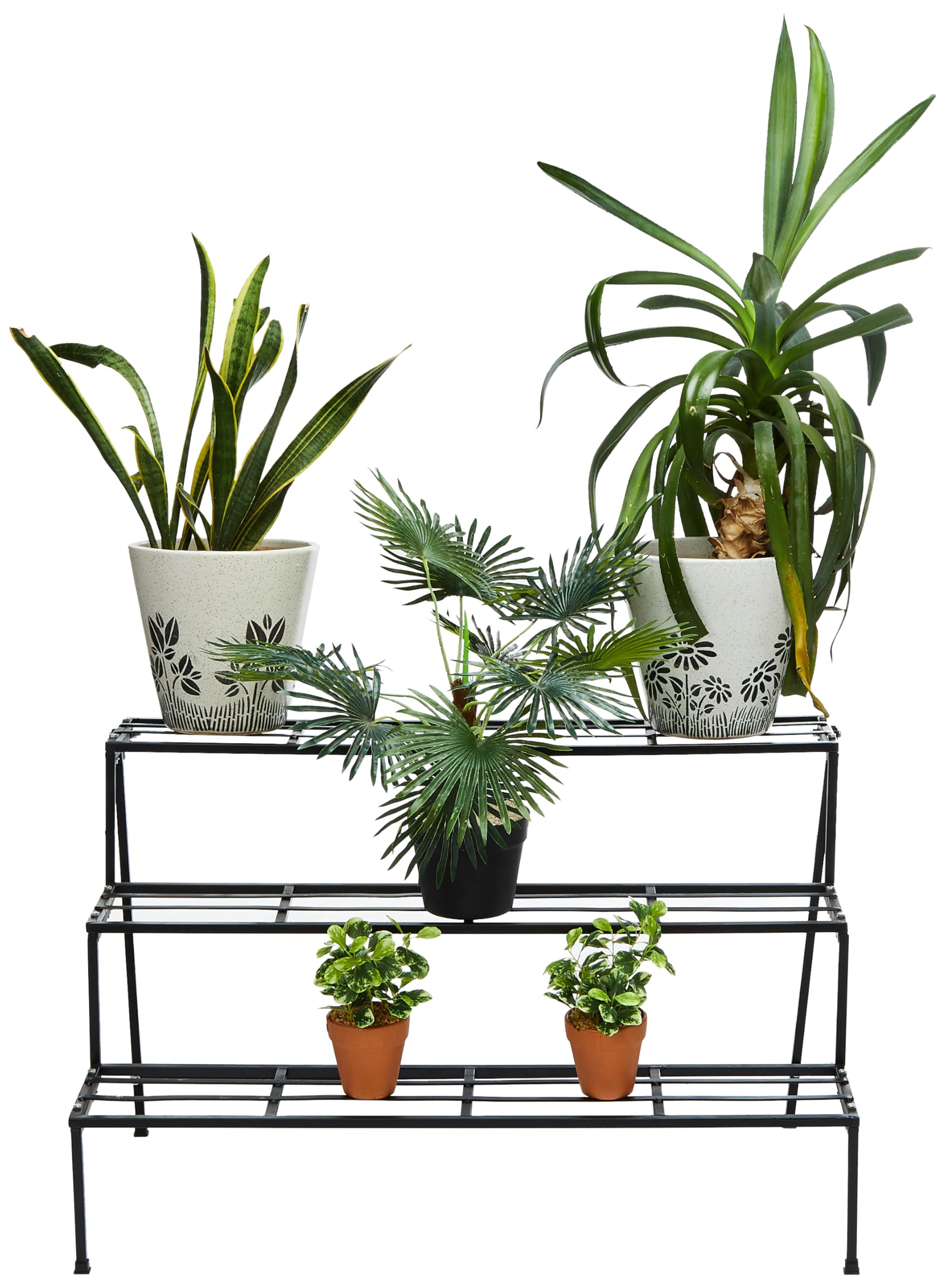 Amazon Brand - Solimo 3 Tier Heavy Duty Metal Step Stand for Multiple ...