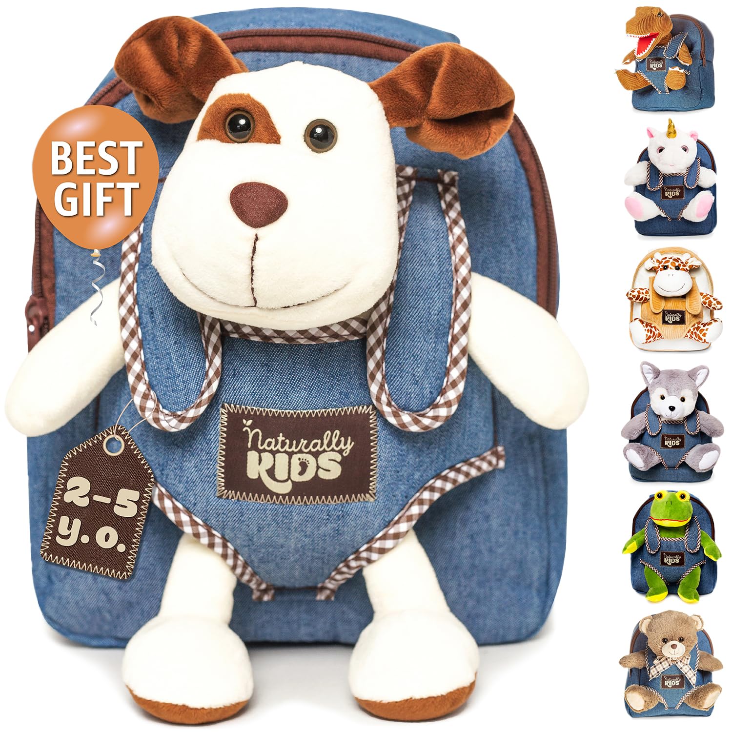 Amazon.com: Dog Backpack, Dog Toys for Toddlers, Dog Stuffed Animals ...