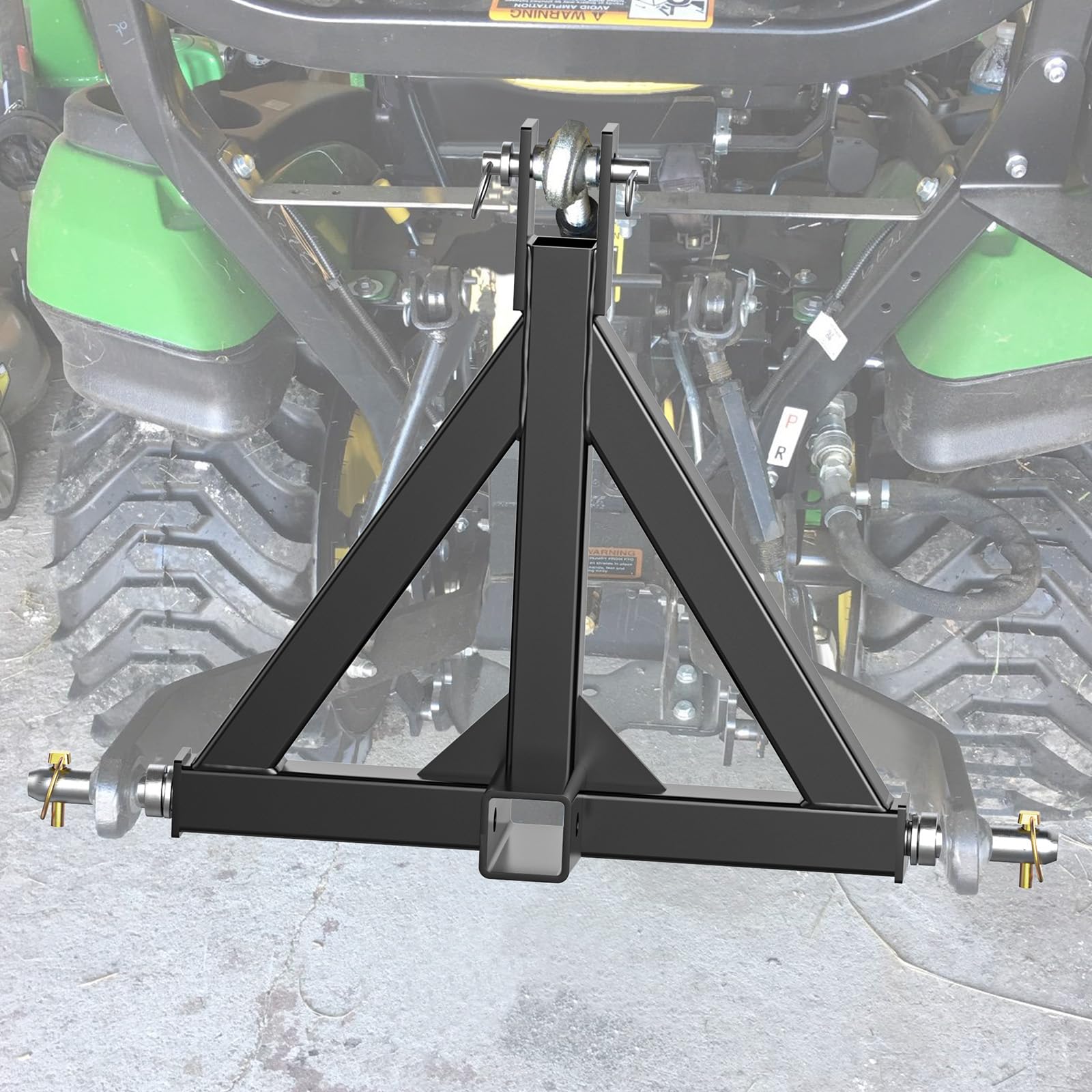 Snapklik.com : RbhAuto 3 Point 2" Trailer Hitch Receiver Category 1 ...