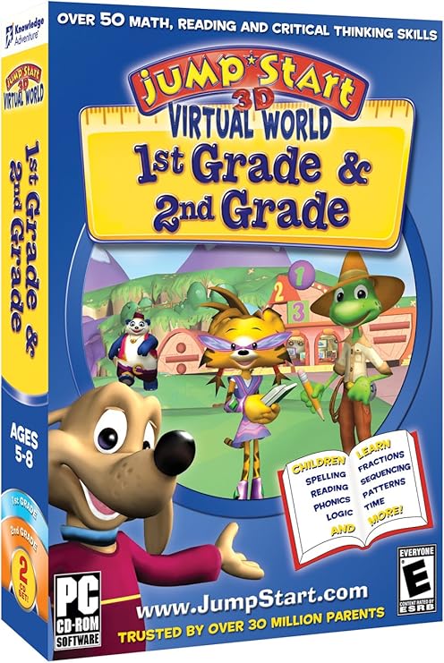 Amazon.com: JumpStart 3D 1st Grade & 2nd Grade