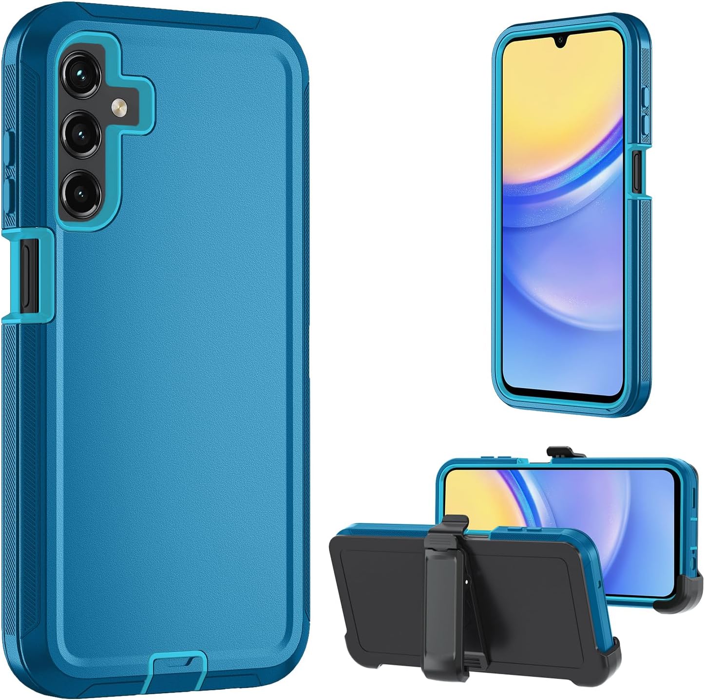 Amazon.com: Nofnus for Samsung Galaxy A15 5G case,A15 5G Heavy Duty ...