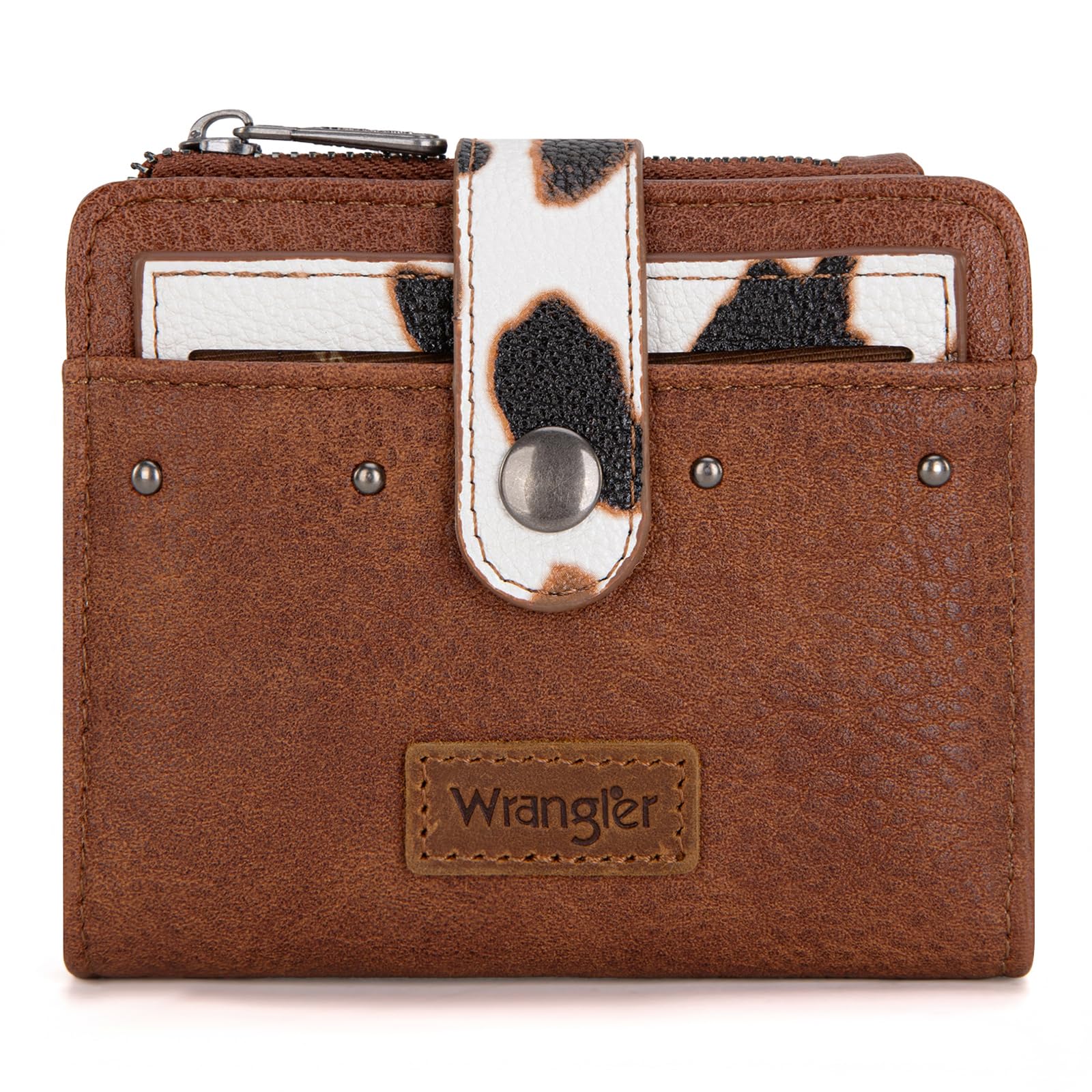 Amazon.com: Montana West X Wrangler Cow Print Wallet Women Small Wallet ...